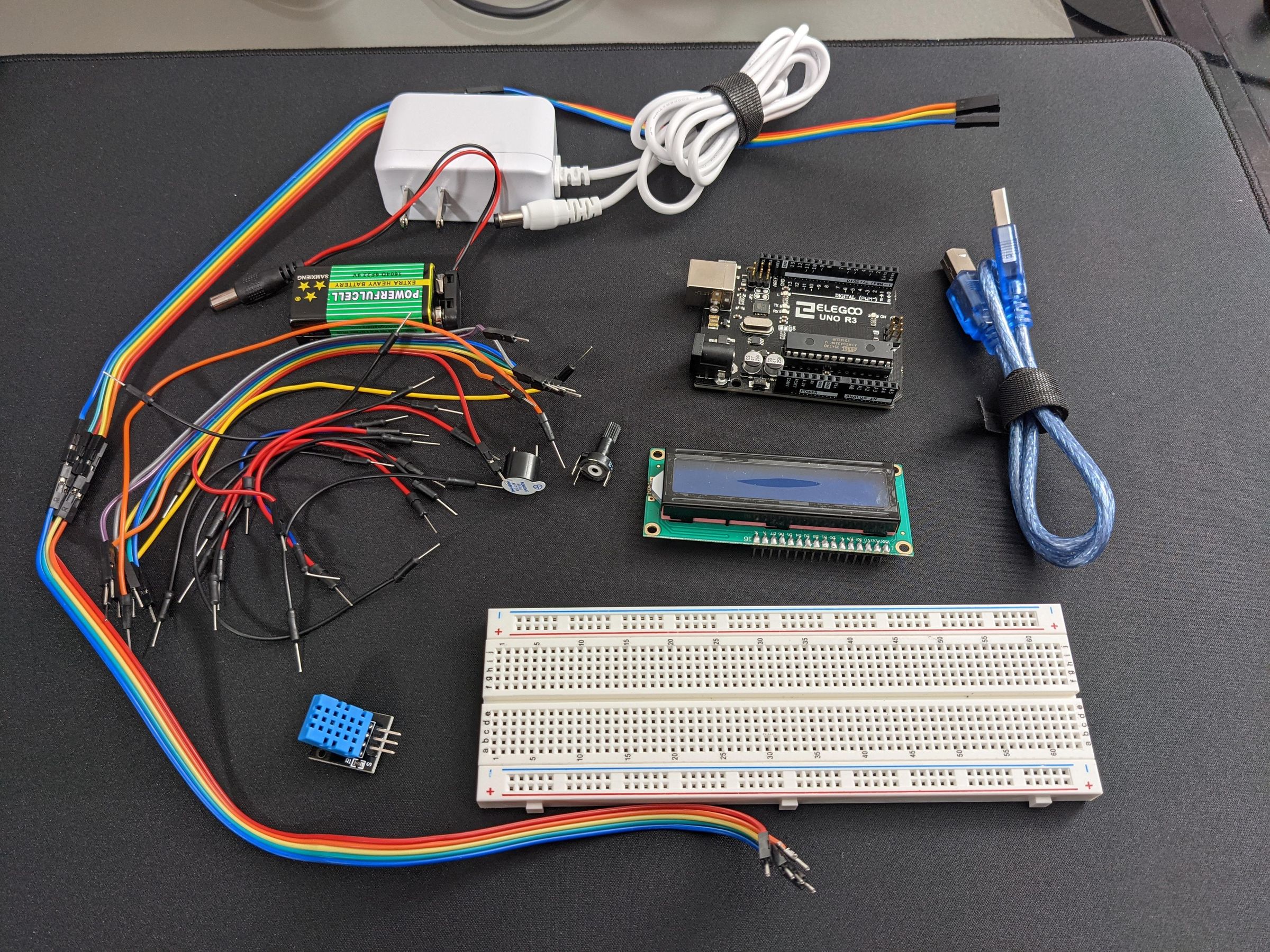 LCD Temperature Sensor With Freeze Alarm : 7 Steps - Instructables