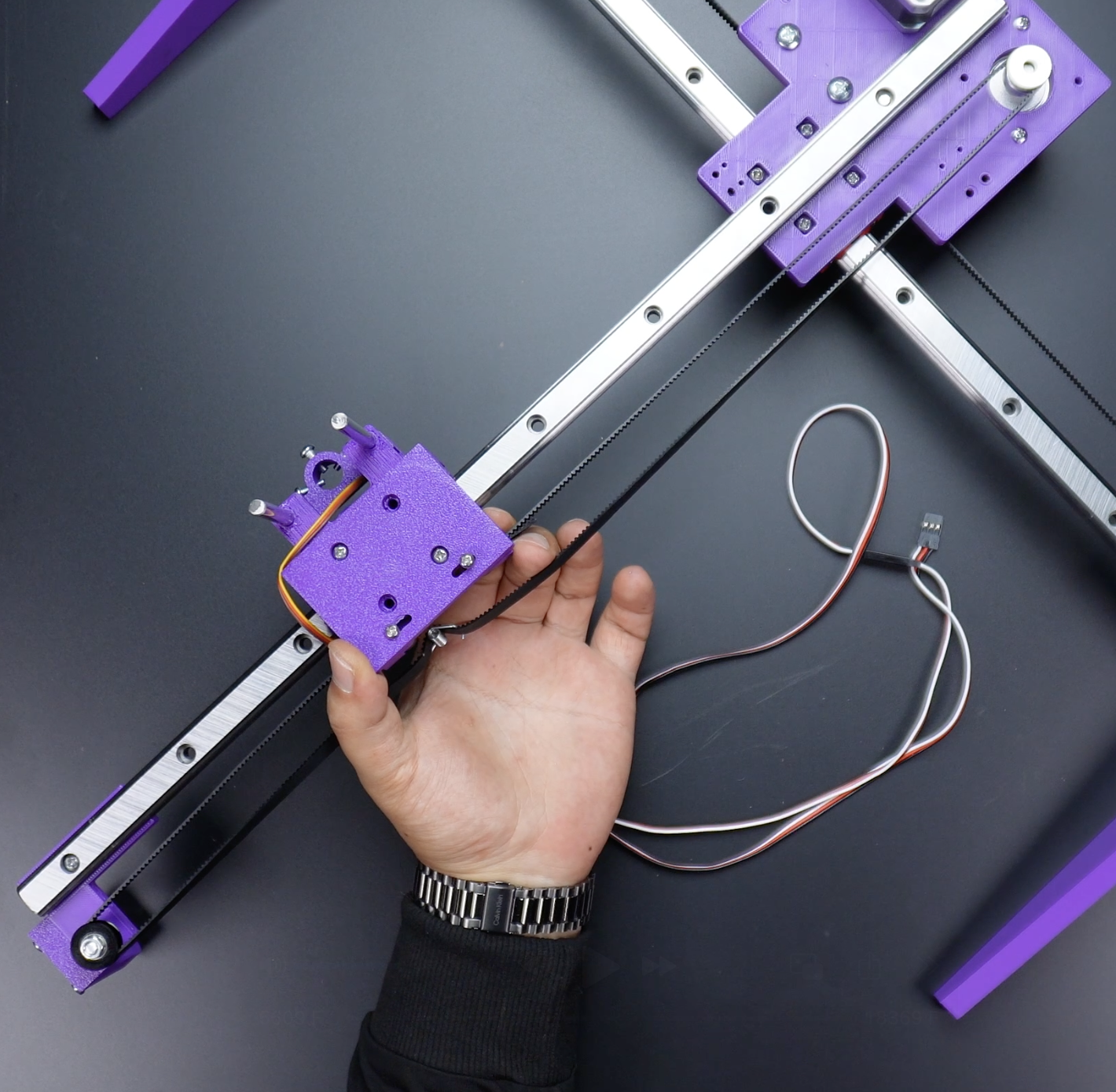Build a Simple 3D Printed CNC Plotter Machine : 8 Steps (with Pictures ...