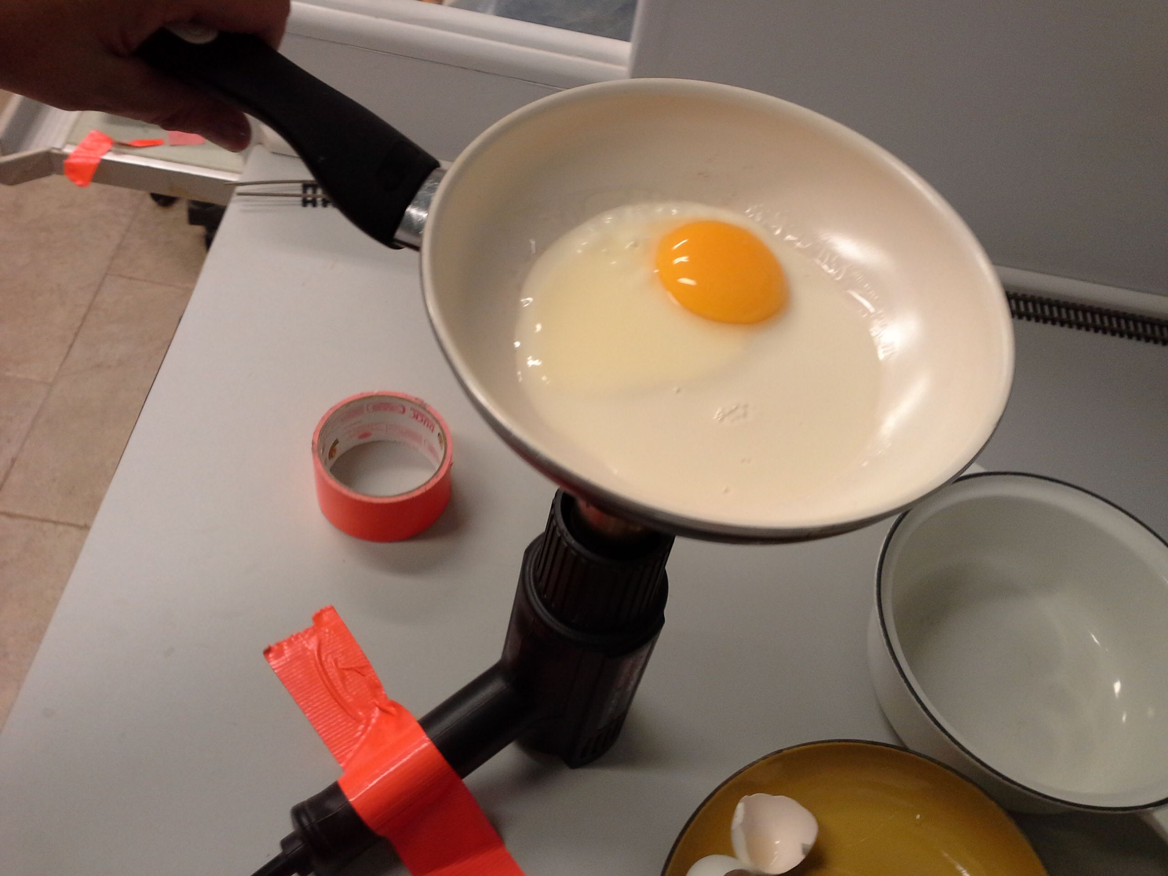 Heat Gun Egg Cooking - Instructables