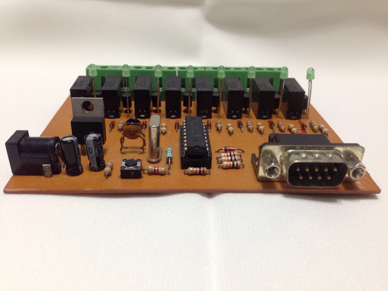 8 Channel Relay Control Board With Serial Communication : 7 Steps ...