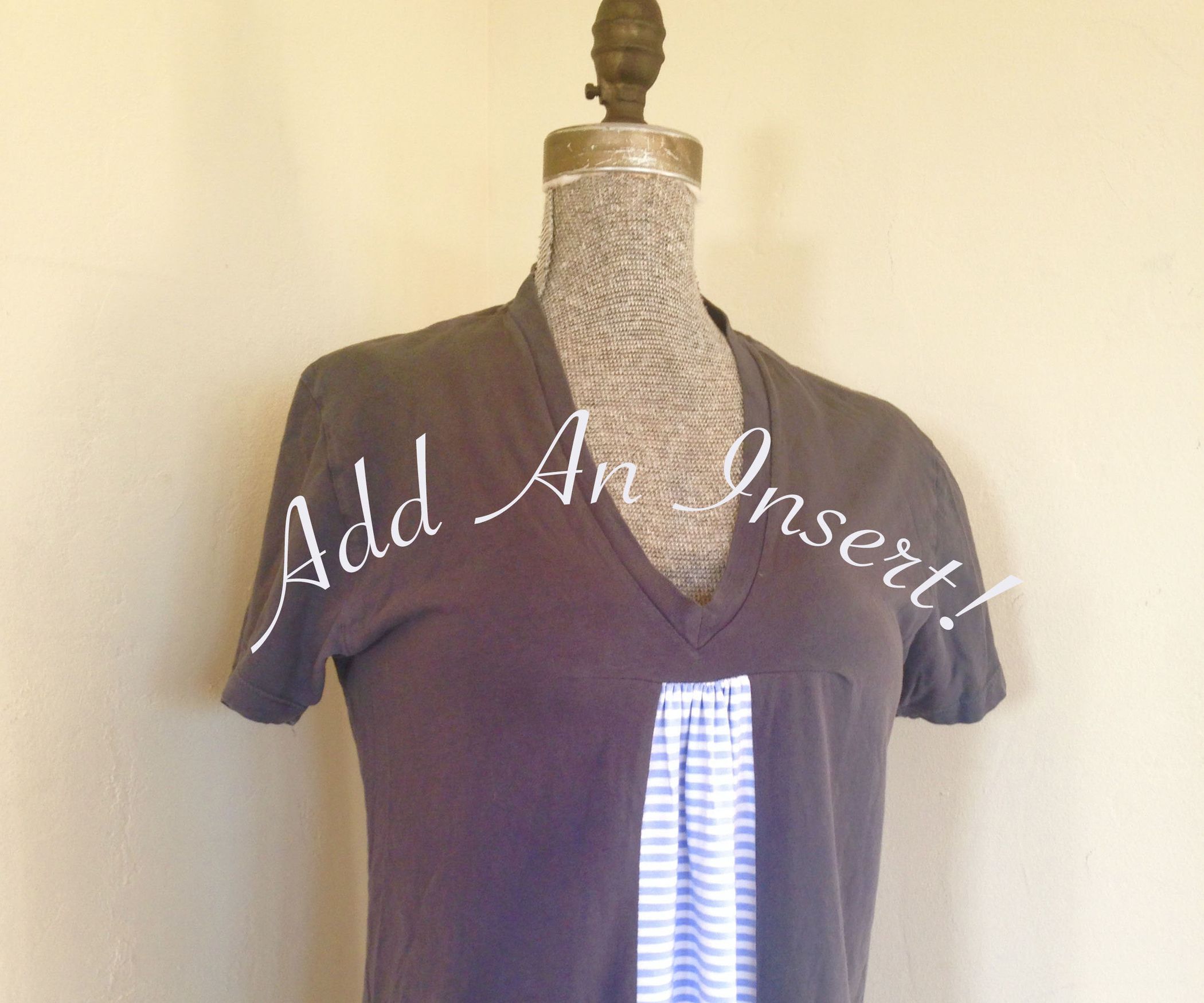 Add a Fun Insert to Any Plain Ol' Tee : 5 Steps (with Pictures ...