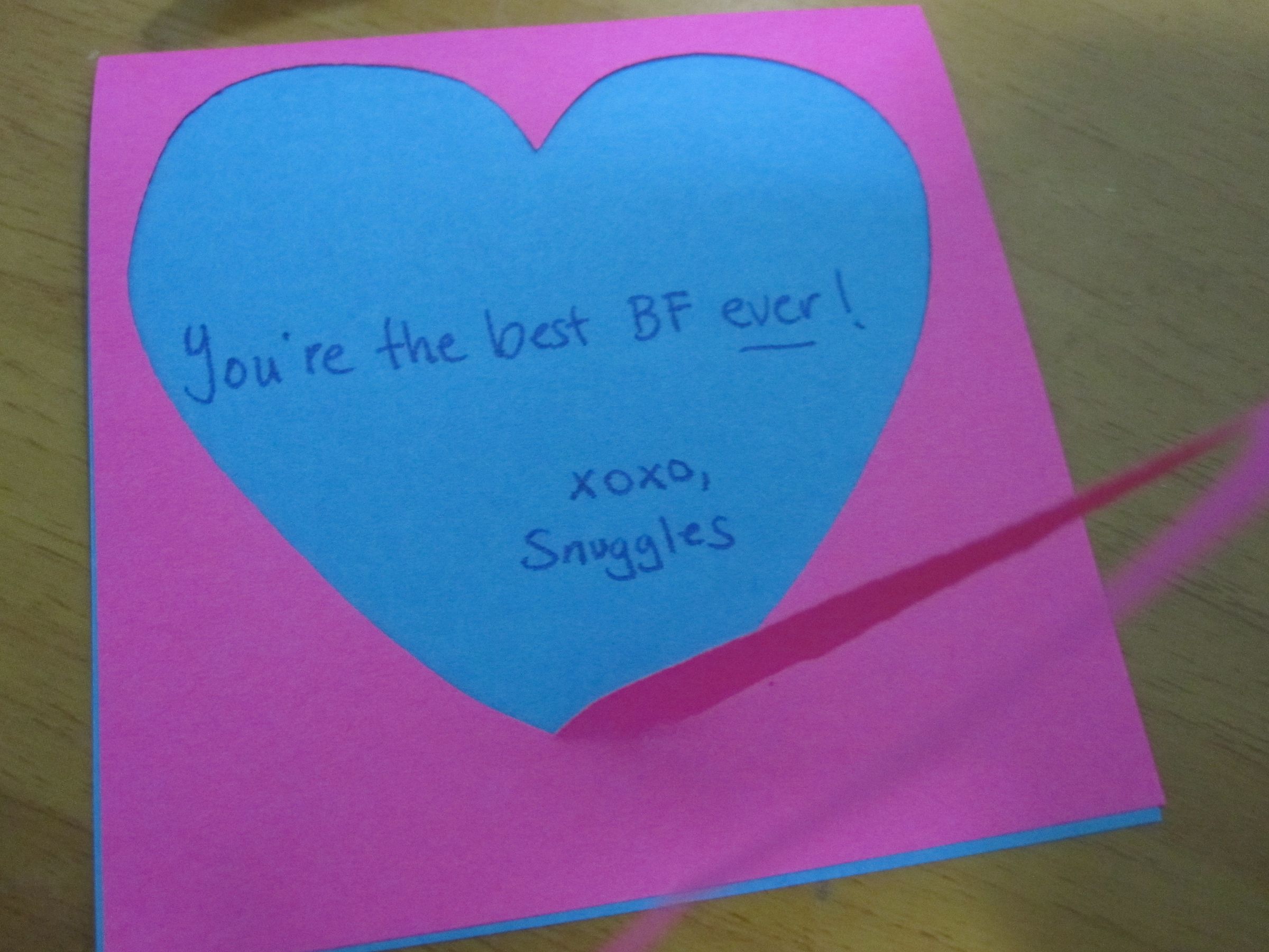 How to Make a Heart Pop-Up Love Post-it Note (easy) : 8 Steps (with ...