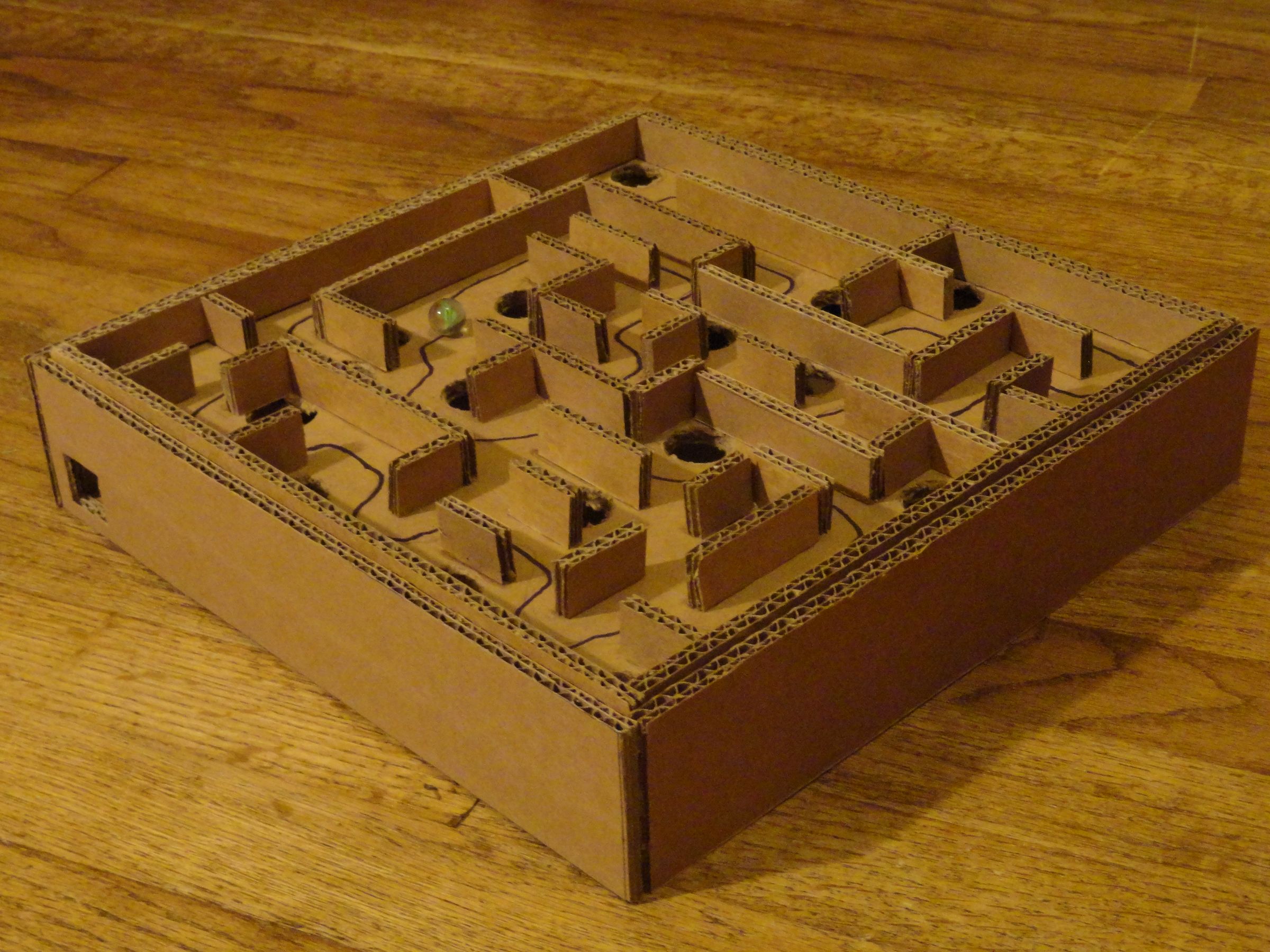 Cardboard Marble Labyrinth : 16 Steps (with Pictures) - Instructables