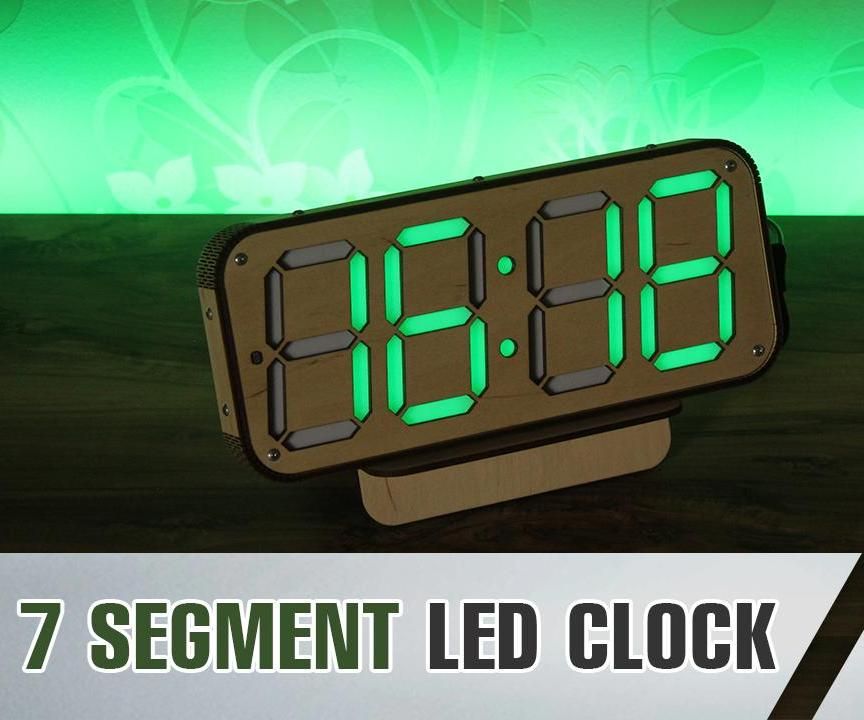7 Segment LED Clock : 26 Steps (with Pictures) - Instructables