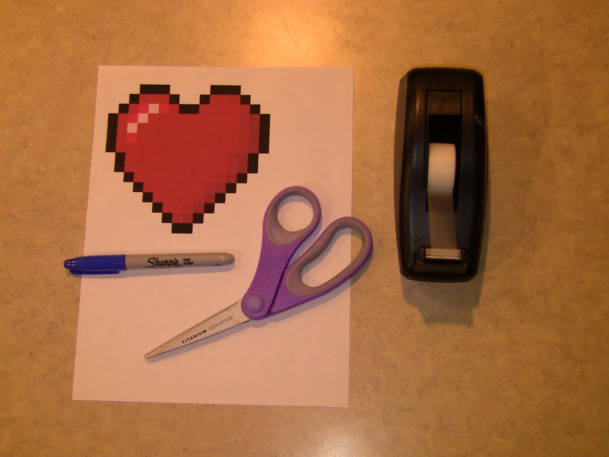 D.I.Y. 8-Bit Valentine's Day Card : 4 Steps - Instructables