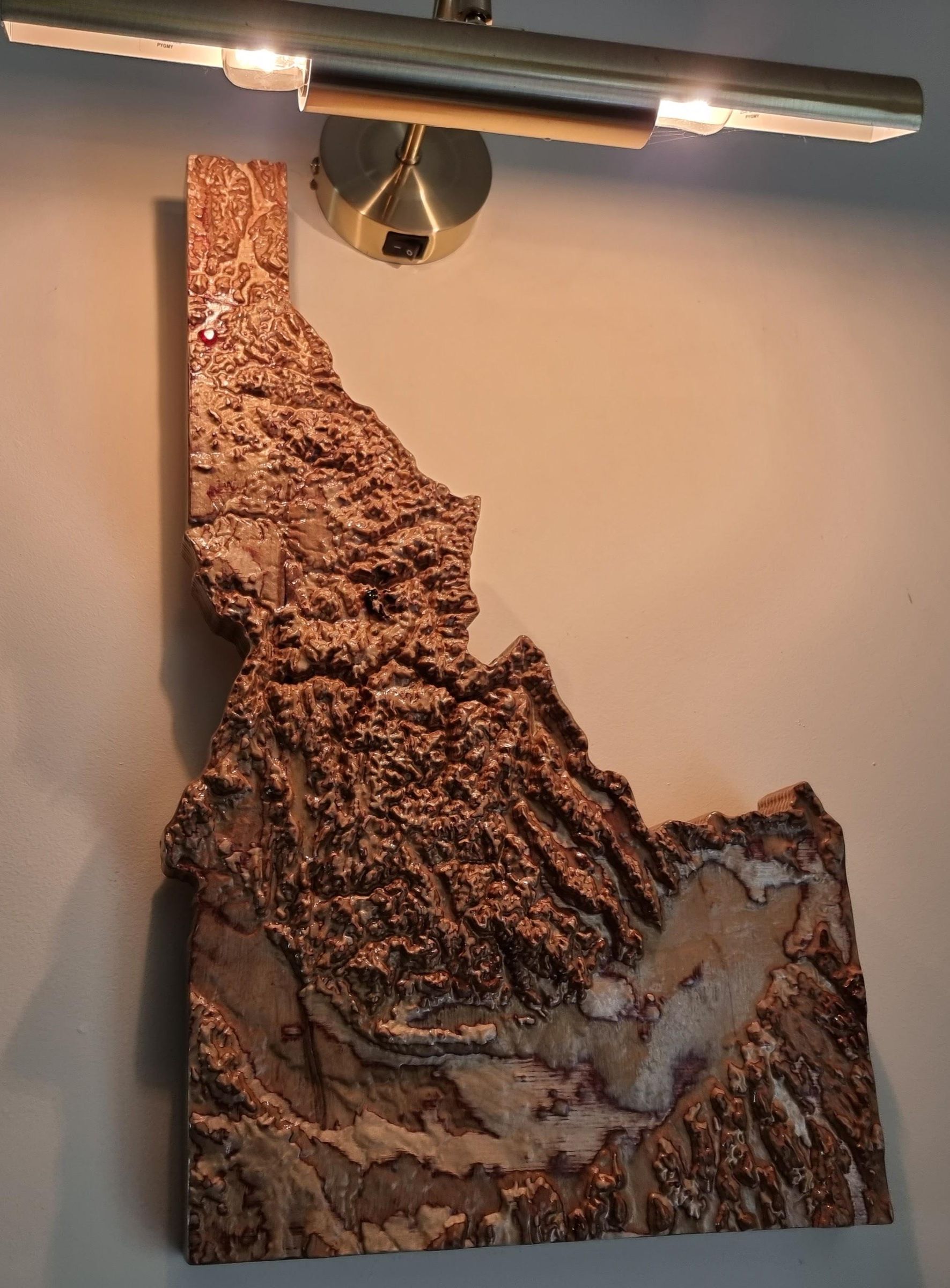 Carving 3D Terrain Topographic Relief Maps on a CNC Machine by Steve M ...