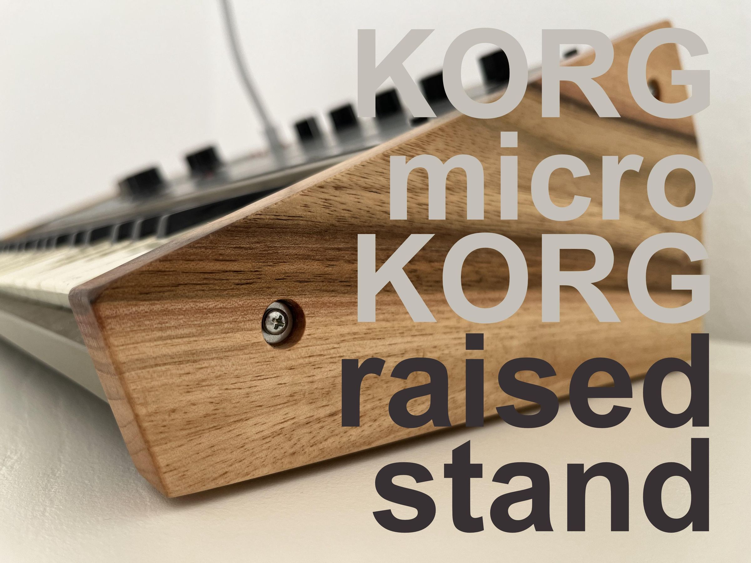 KORG MicroKORG "raised Stand" (Chassis) With SVG Templates : 5 Steps ...