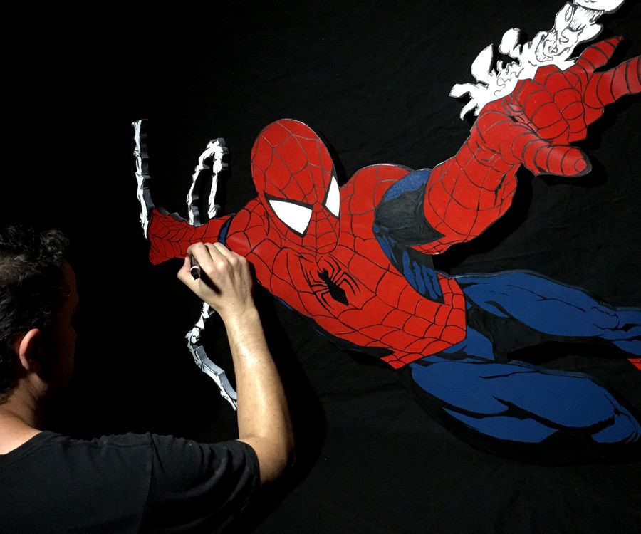 How to Make a Huge Spider-man MDF Cut Out : 15 Steps (with Pictures ...