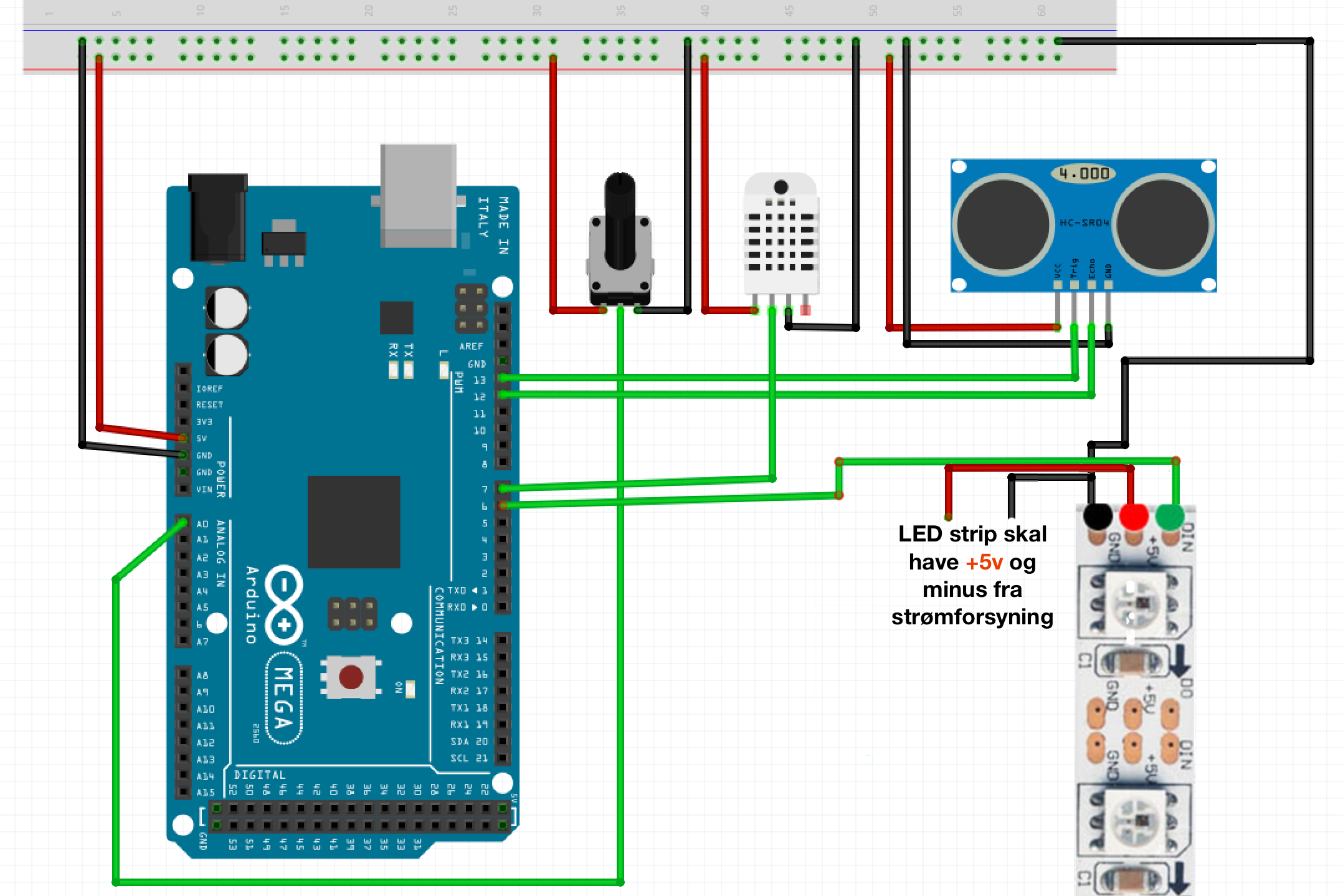 EAL - Arduino Projekt - Ambilight Tv/Garage Parkering : 9 Steps (with Pictures) - Instructables