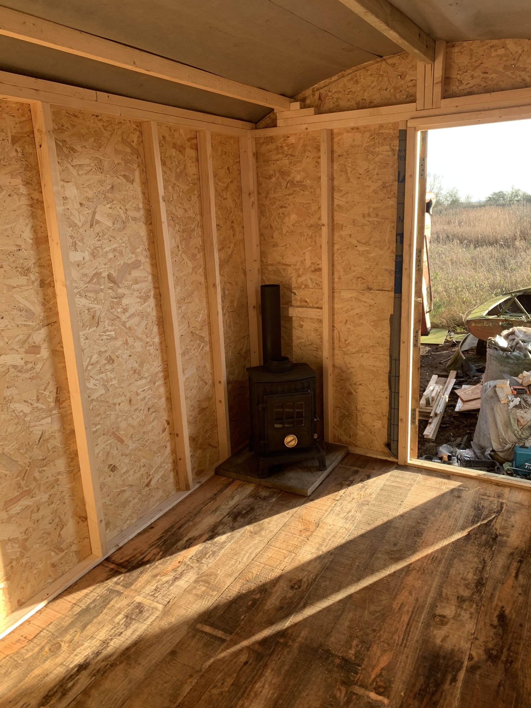 Self Build Shepherds Hut. Step by Step With Photos. Off Grid Living ...