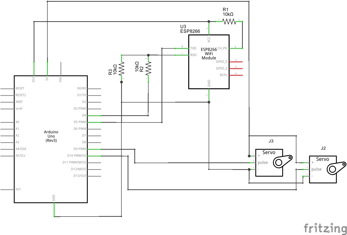 Wi-Servo: Wi-fi Browser Controlled Servomotors (with Arduino + ESP8266 ...
