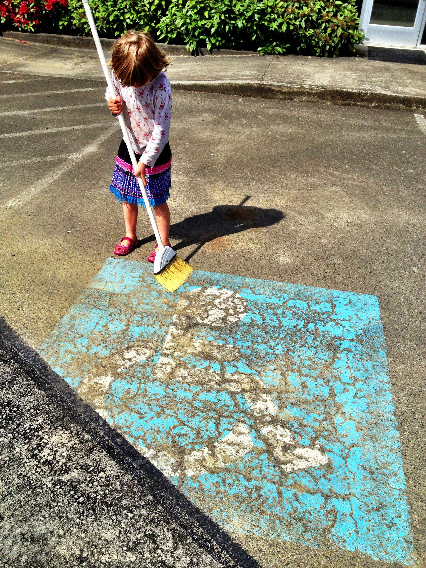 Stencil for Disability Parking Space : 6 Steps (with Pictures ...