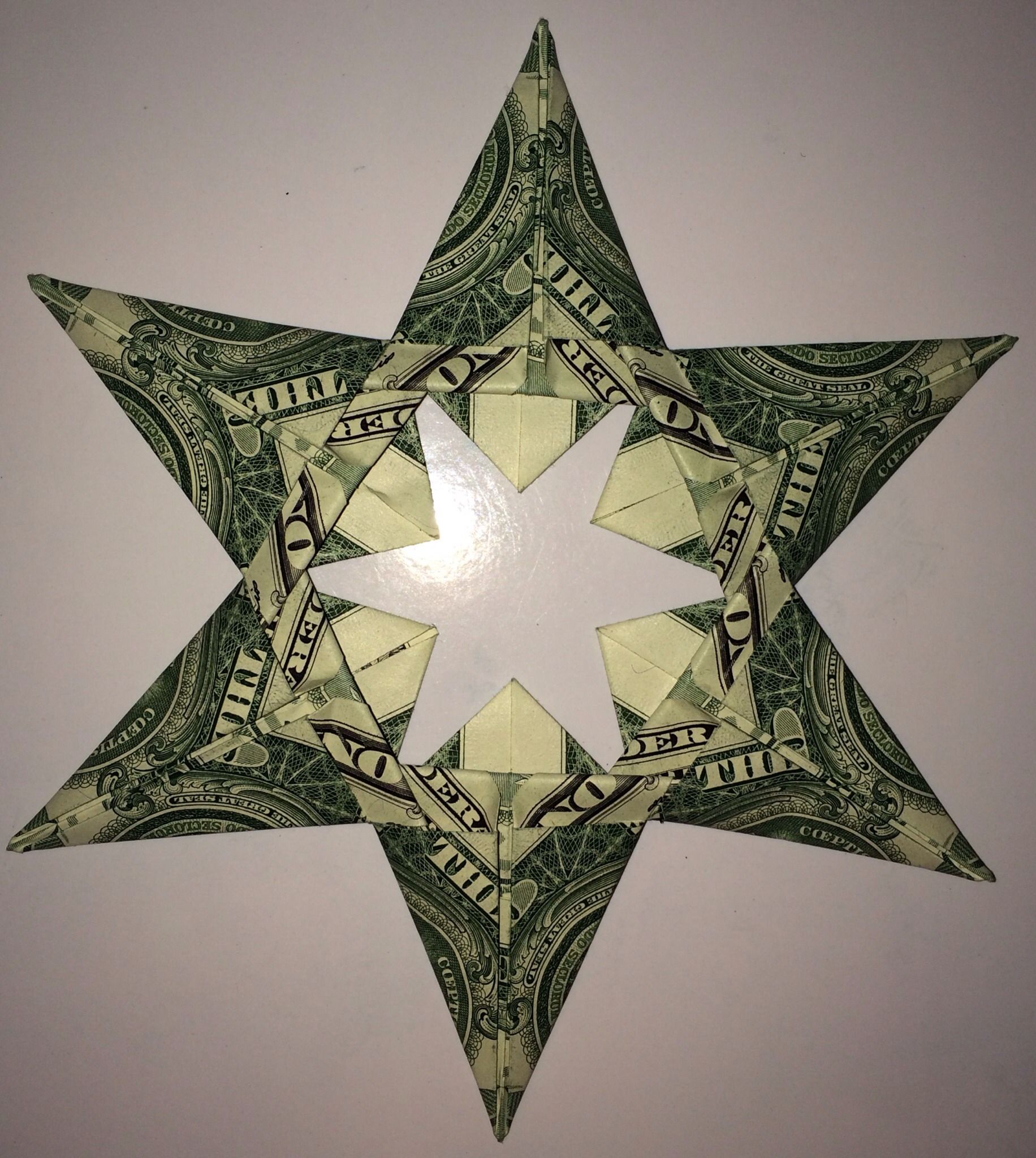 Dollar Bill Origami 5 or 6 Point Money Star : 18 Steps (with Pictures ...