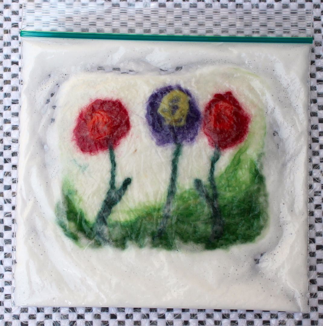 Easy Felted Coaster - Kid Project : 6 Steps - Instructables