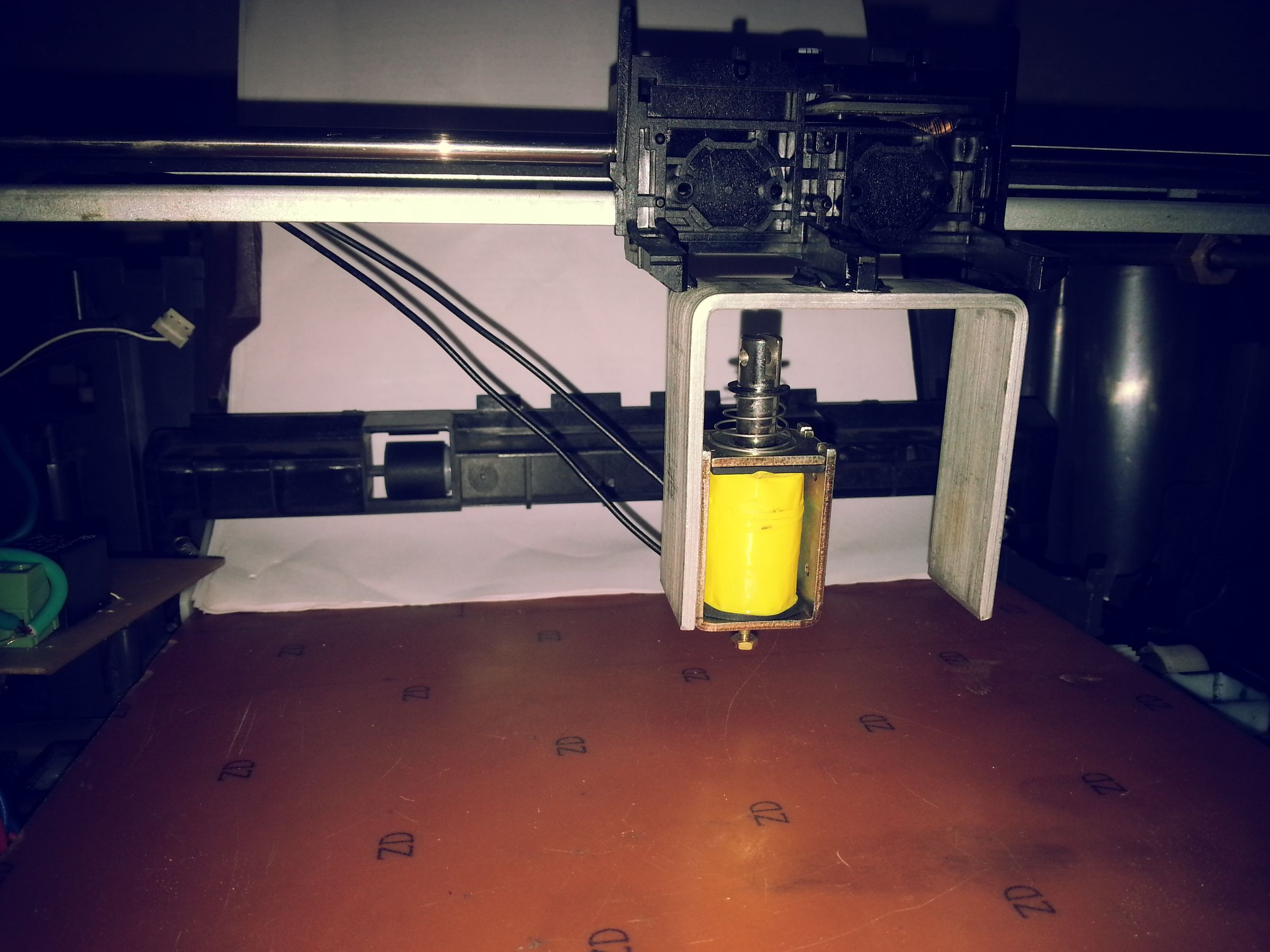 Transformation of Old Printer to Automated Stamping Machine : 5 Steps ...