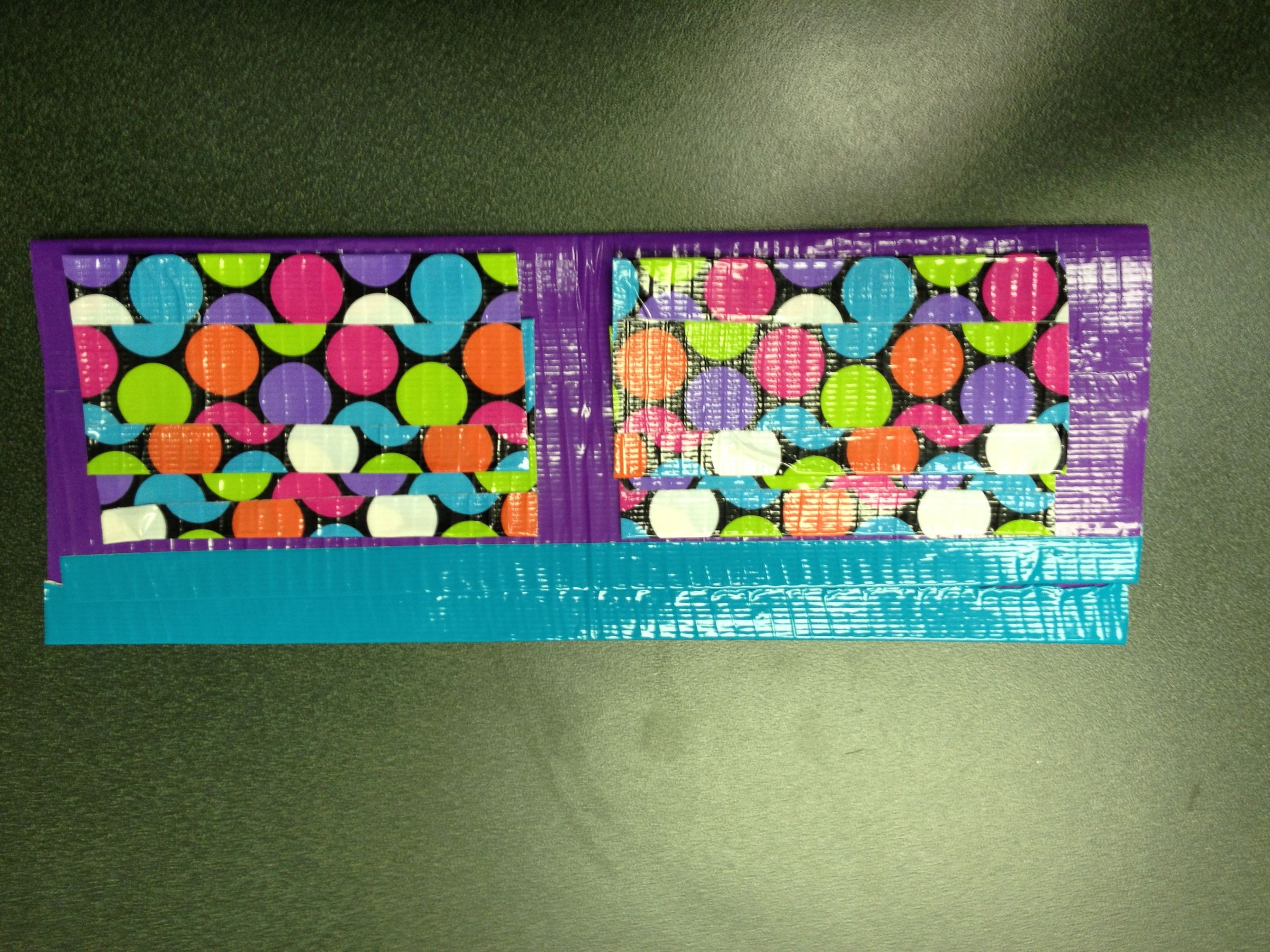 Easy Duct Tape Wallet : 8 Steps - Instructables