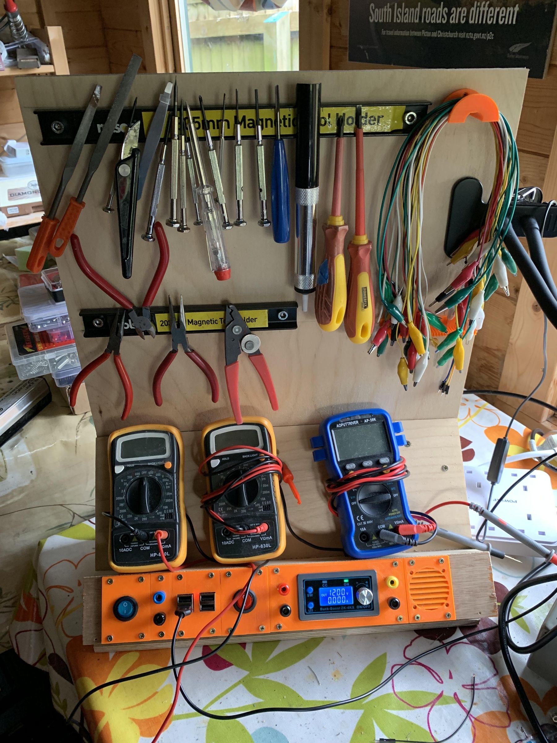 Electronic Workbench Tool Organiser Part 2 - Power Supply : 15 Steps ...