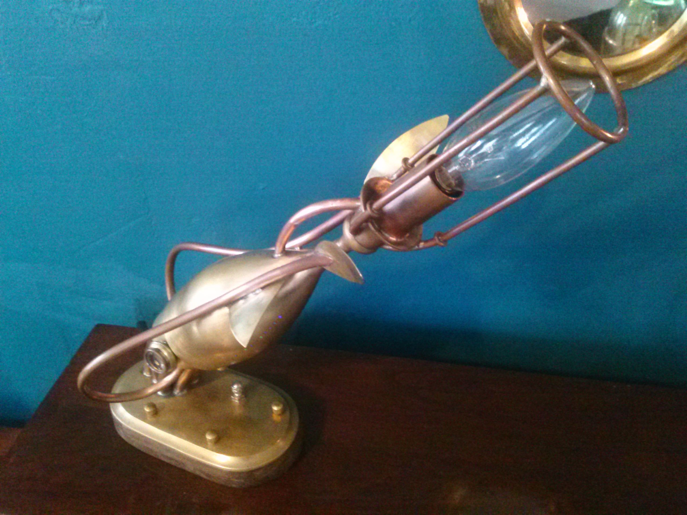 Fiber Optic Steampunk Squid Lamp : 8 Steps (with Pictures) - Instructables