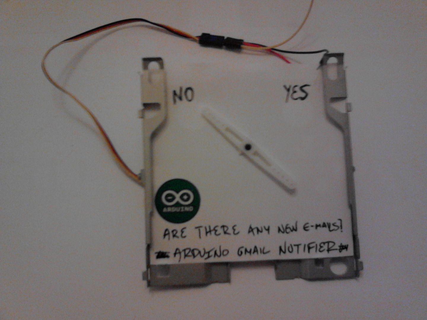 Arduino Servo Gmail Notifier : 7 Steps (with Pictures) - Instructables