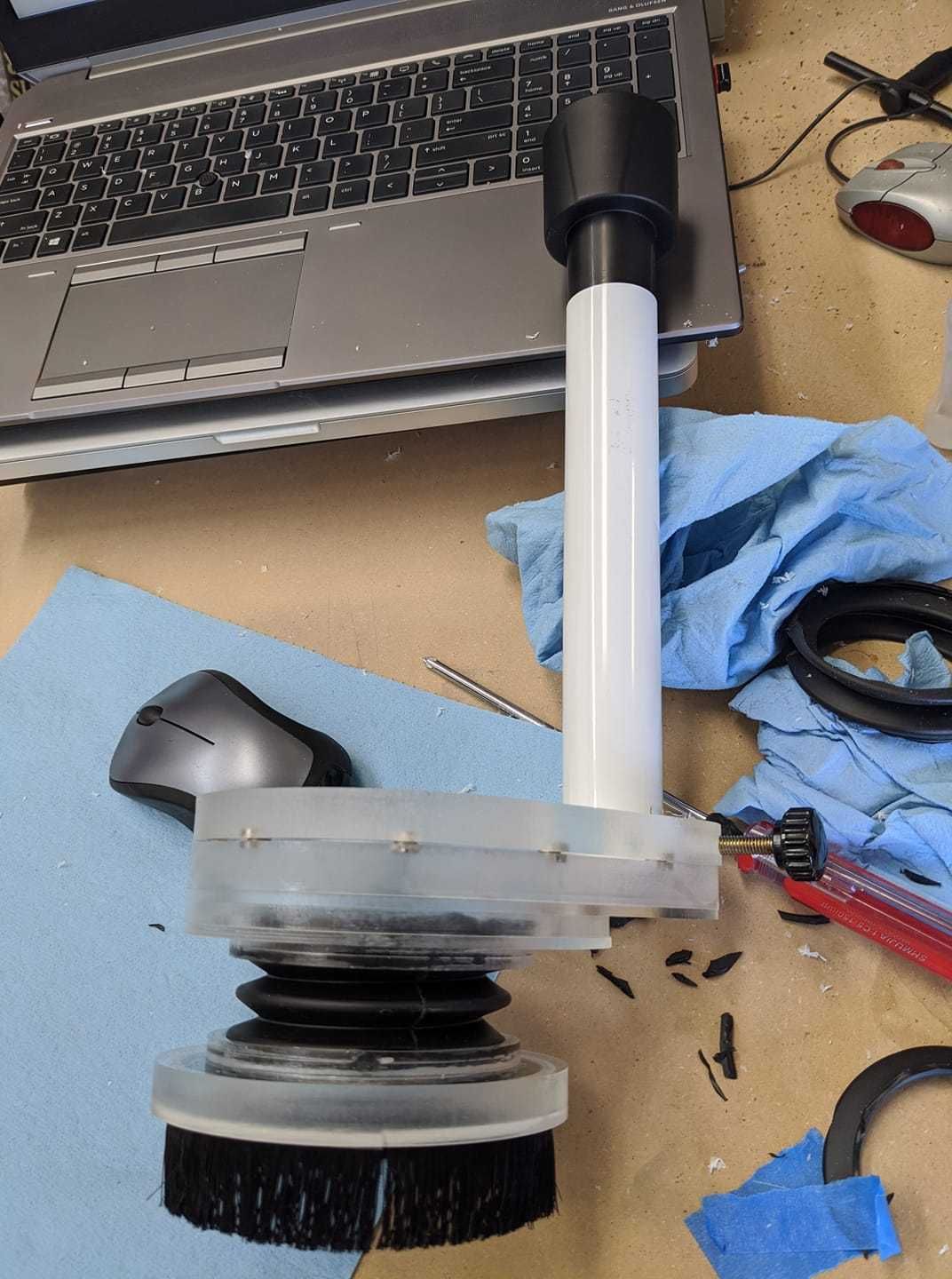 Self Adjusting CNC Dust Boot : 24 Steps - Instructables