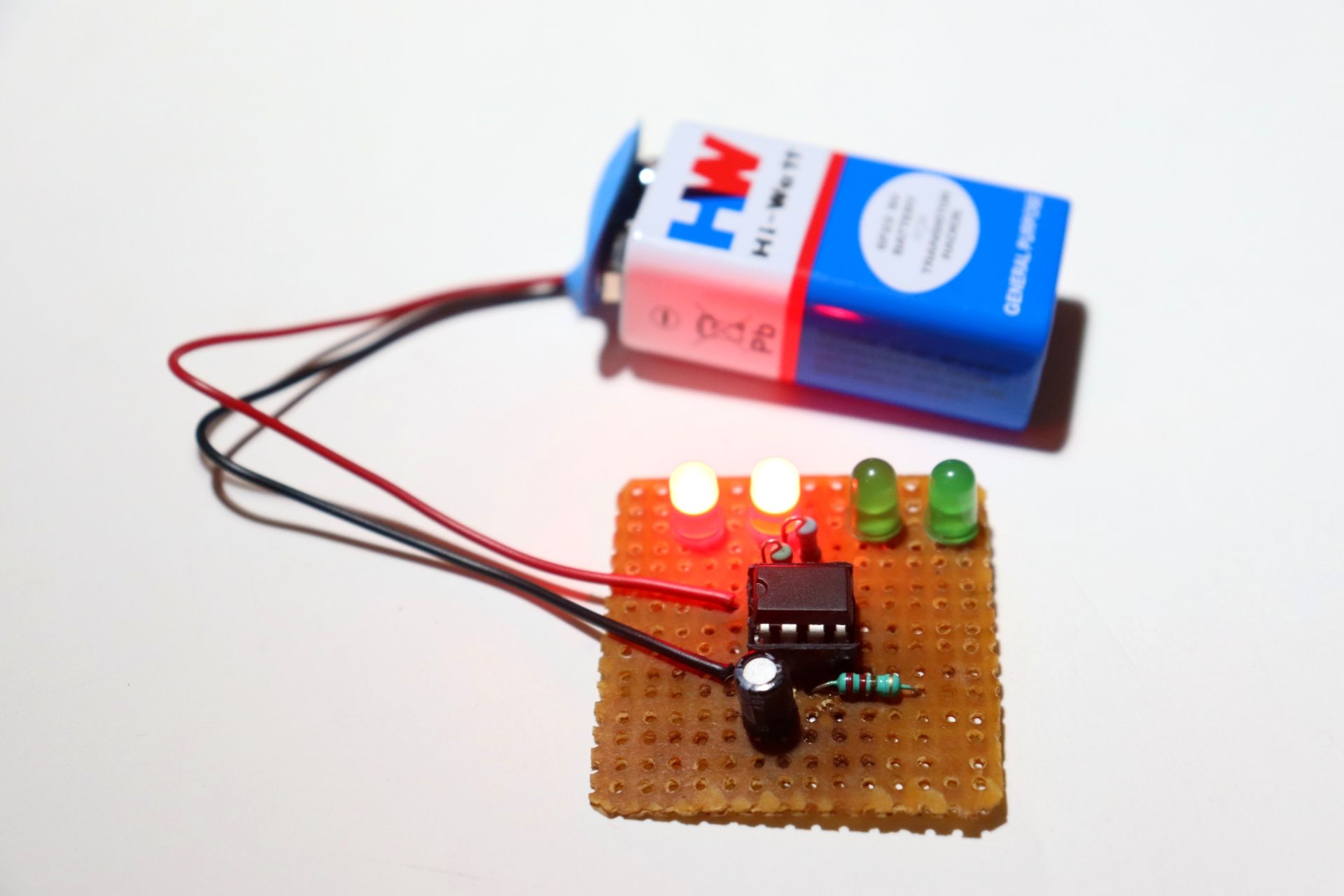 How to Make Double LED Blinker Circuit on PCB : 11 Steps - Instructables