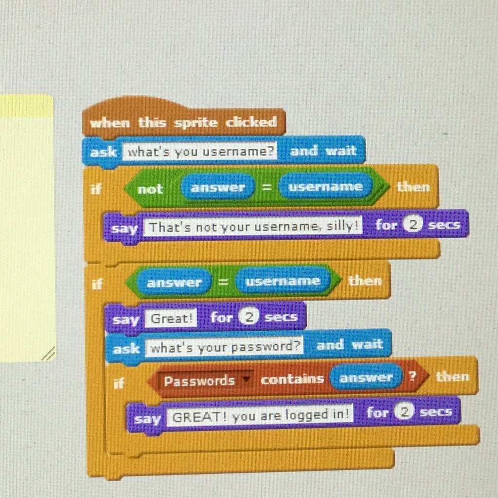 How To Make A Username Lock On Scratch 3 Steps Instructables How To Make A Username Lock On Scratch 3 Steps Instructables
