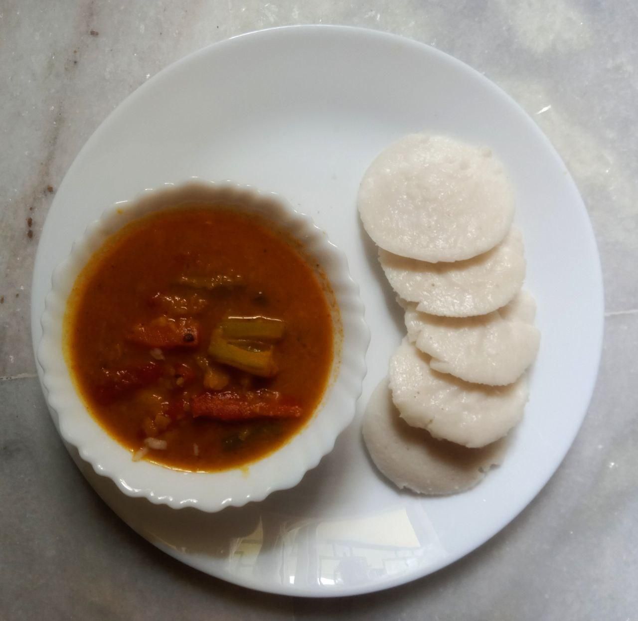 Making Soft & Fluffy Idli (rice Cakes) in an Idli Steamer : 6 Steps ...