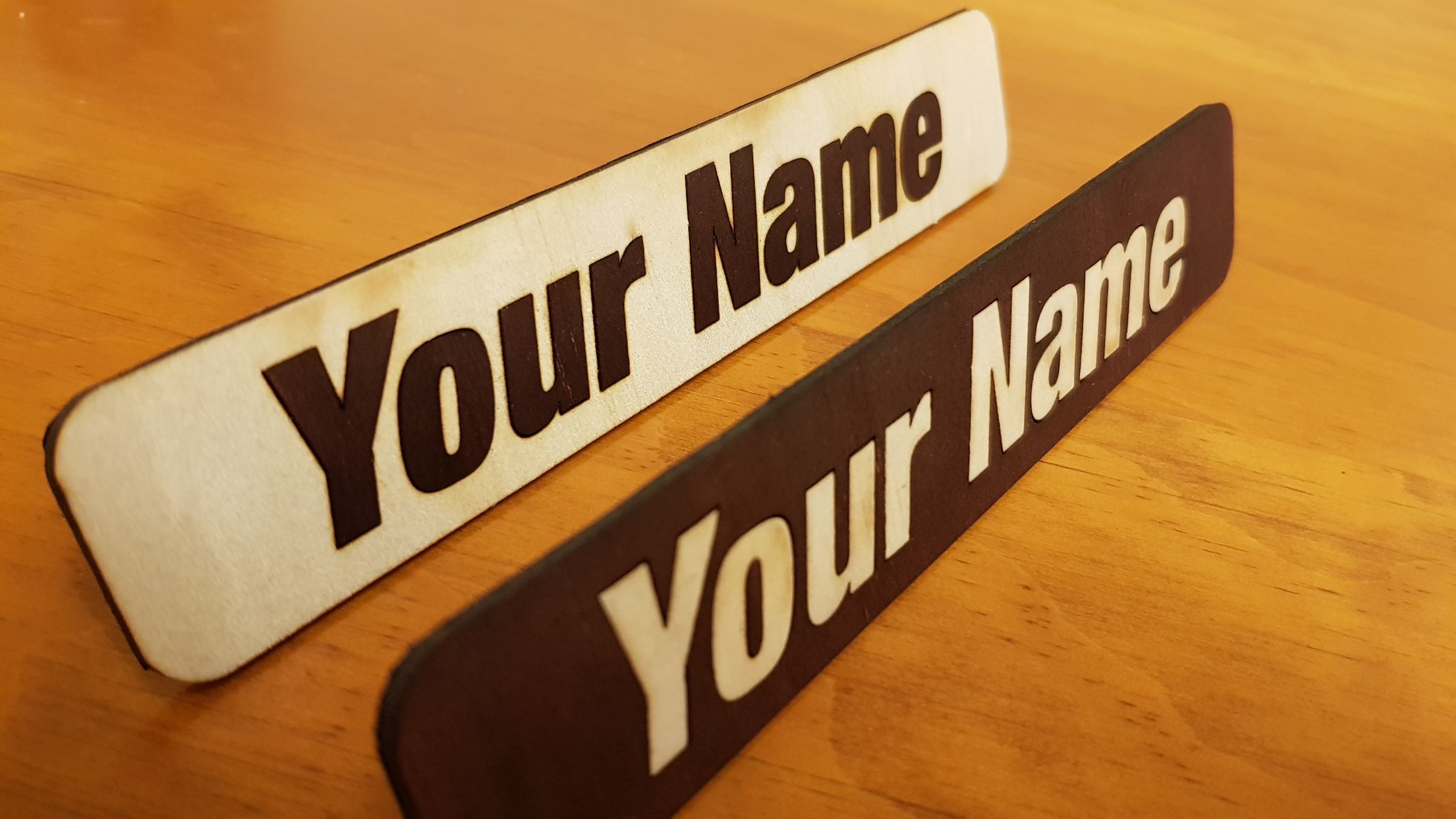 K40 Laser - How to Make Desk Name Plates : 5 Steps - Instructables