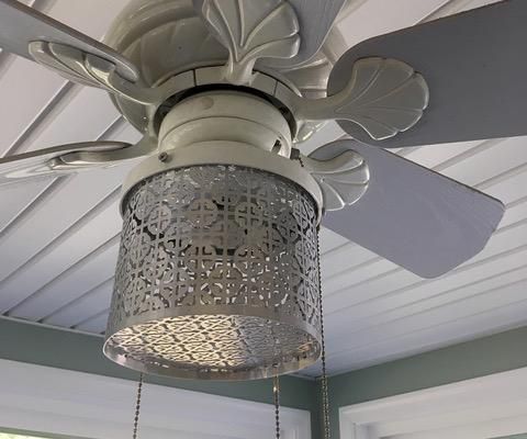 Moroccan Pattern Ceiling Fan Light Canister : 6 Steps (with Pictures ...