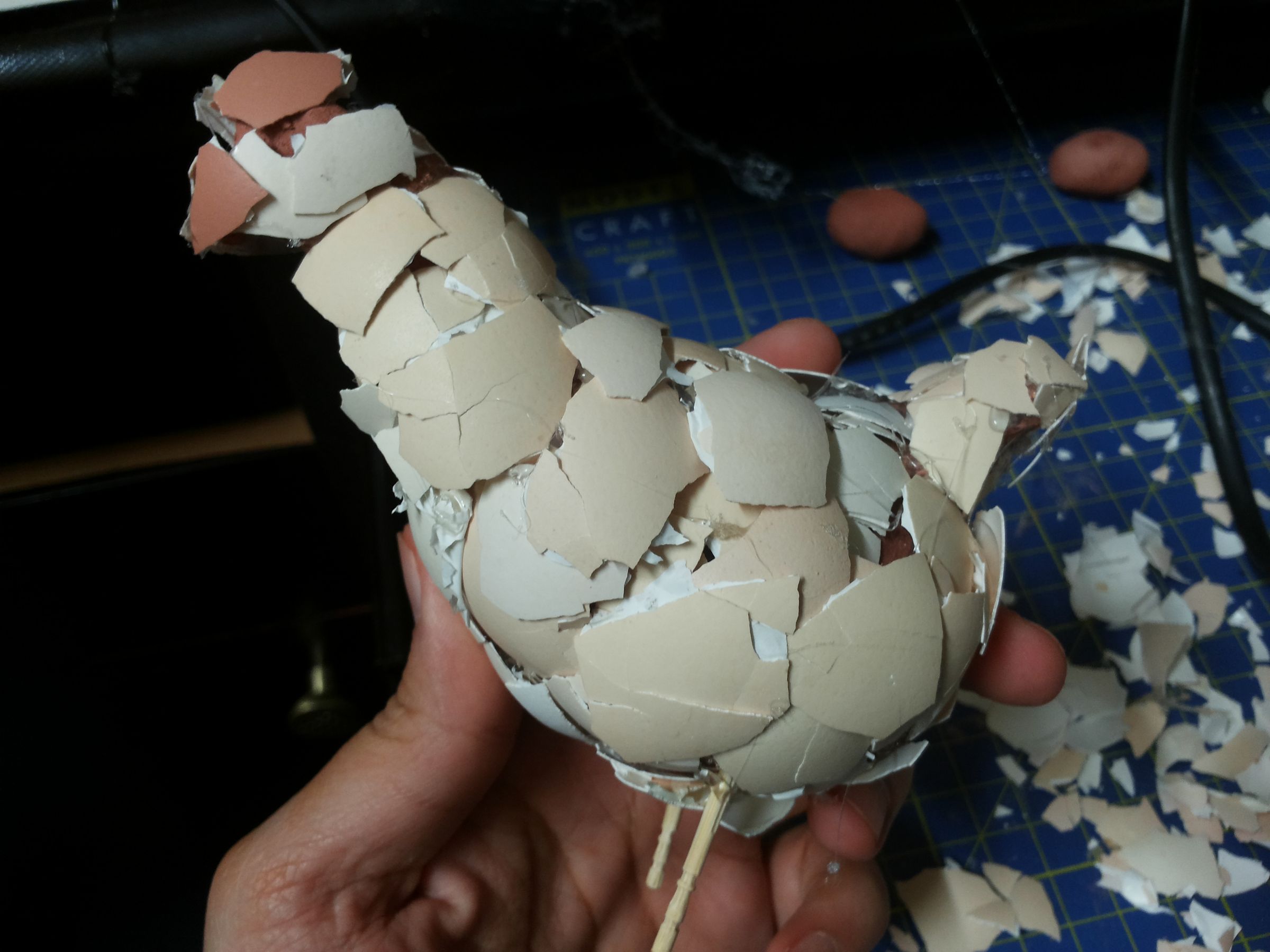 Make an Eggshell Sculpture ! : 6 Steps (with Pictures) - Instructables