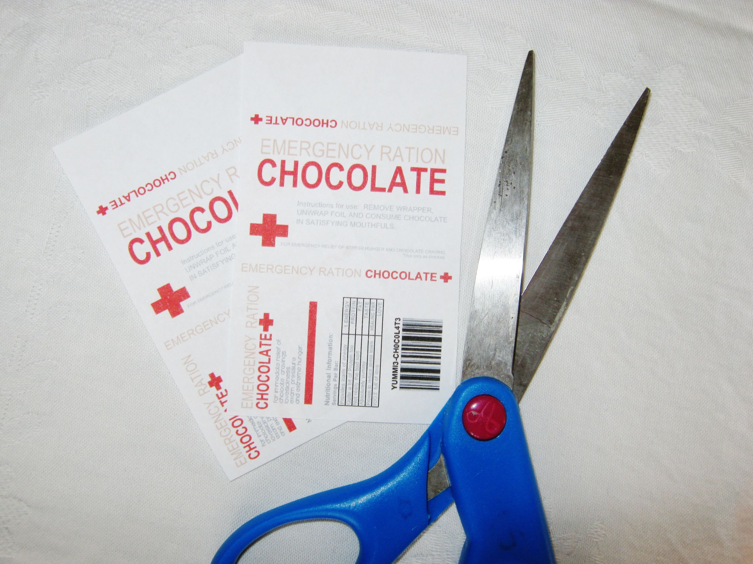 Emergency Chocolate Rations - Simple Holiday Gift : 5 Steps - Instructables