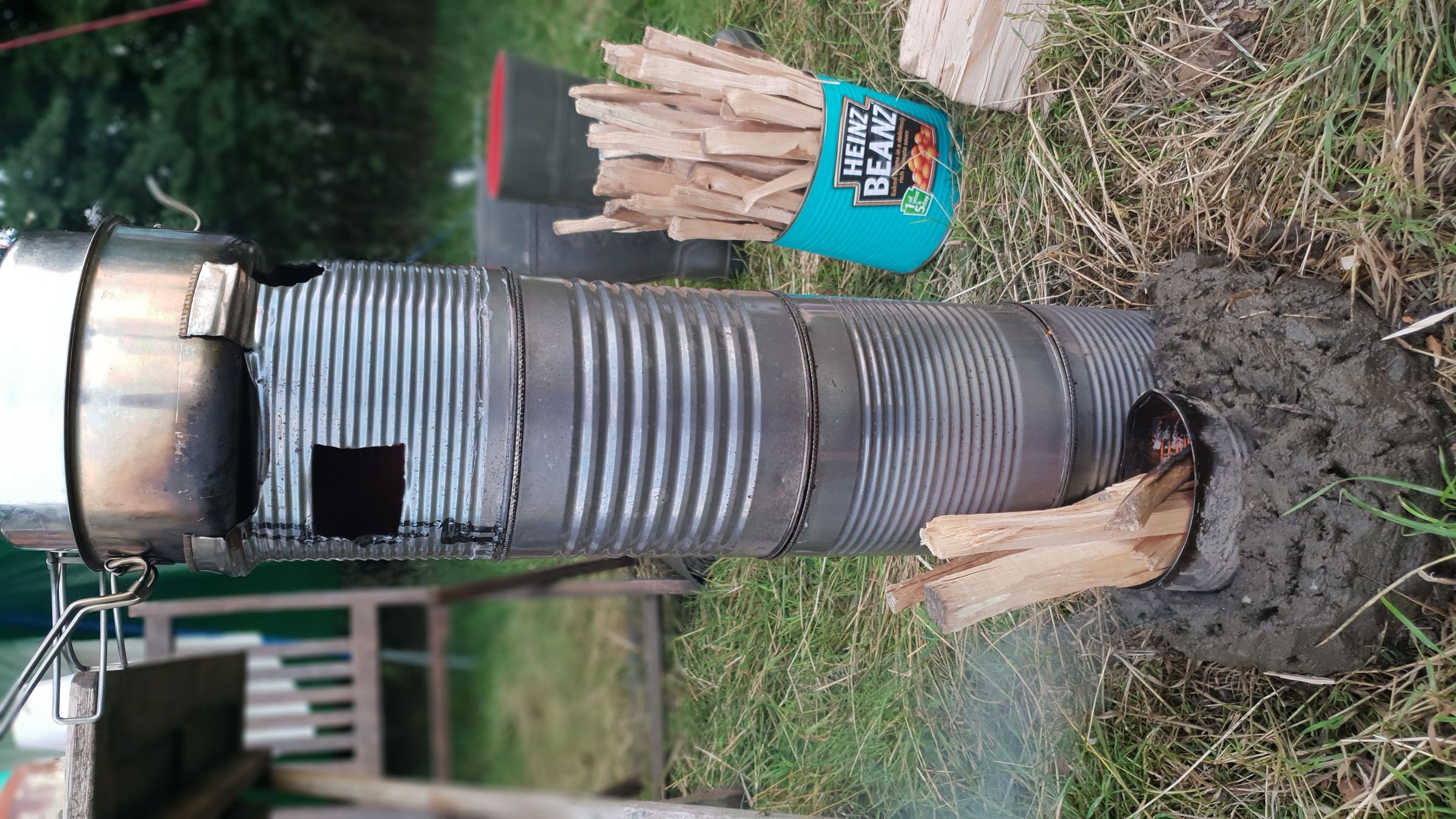 Upcycled Rocket Stove Griddle BBQ + Pizza Oven Attachment : 27 Steps ...