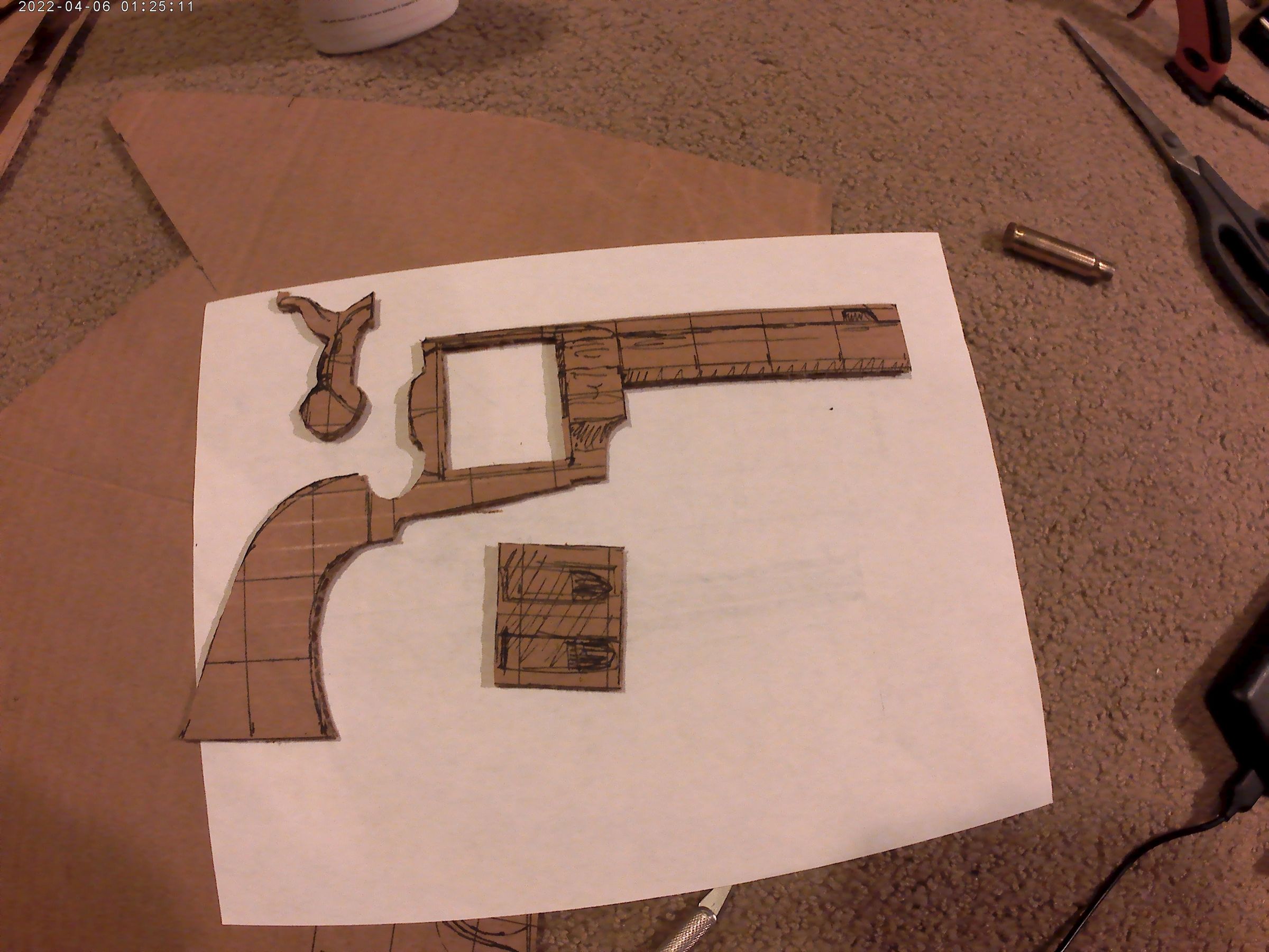 Cardboard SAA Colt .45 : 5 Steps - Instructables