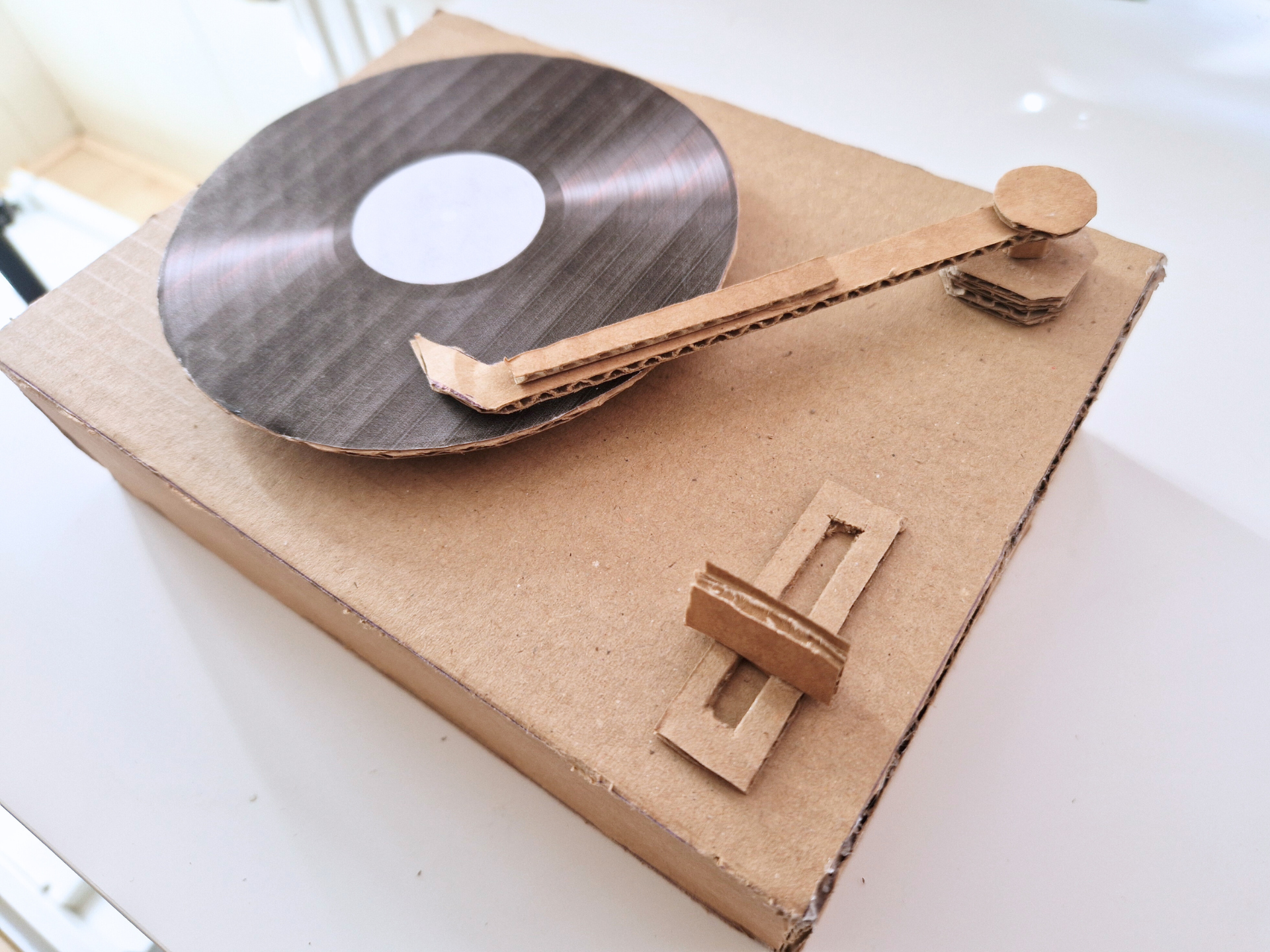 Build Your Own Working Cardboard Record Player : 9 Steps (with Pictures ...