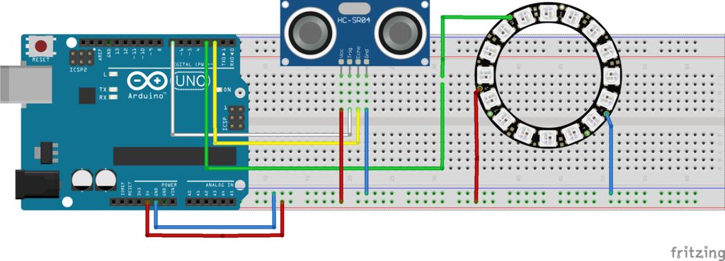 LED Ring Distance Sensor | Trybotics