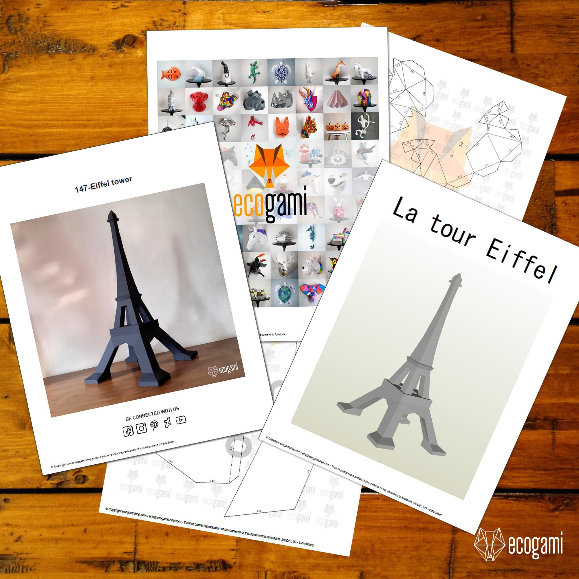 Eiffel Tower Papercraft Sculpture : 6 Steps - Instructables
