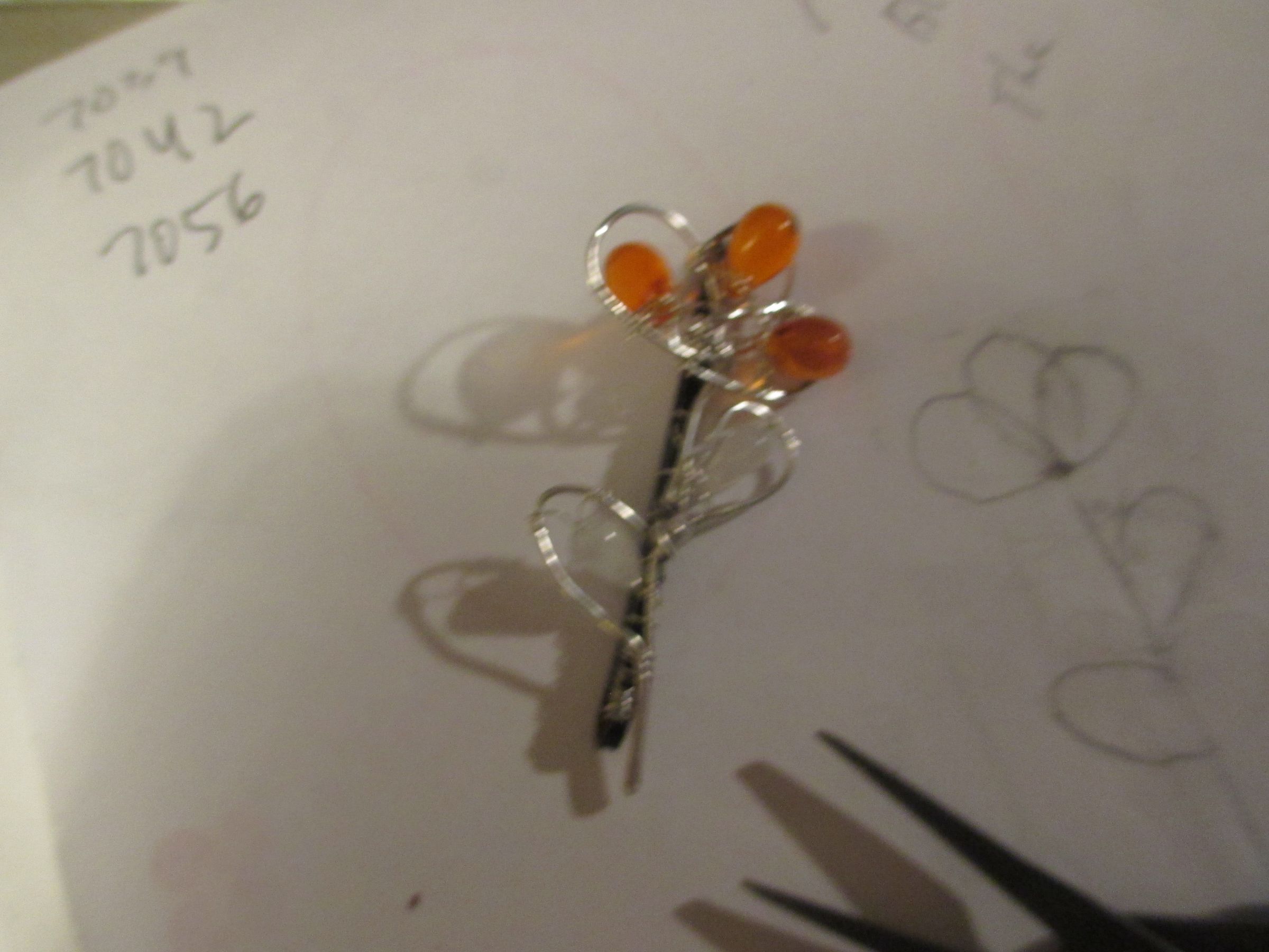 How to Wire Wrap a Flower Hairpin : 14 Steps - Instructables