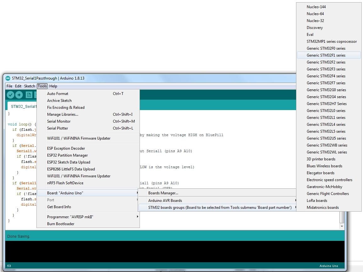 Programming STM32 (BluePill) Via Arduino for Beginners : 9 Steps ...