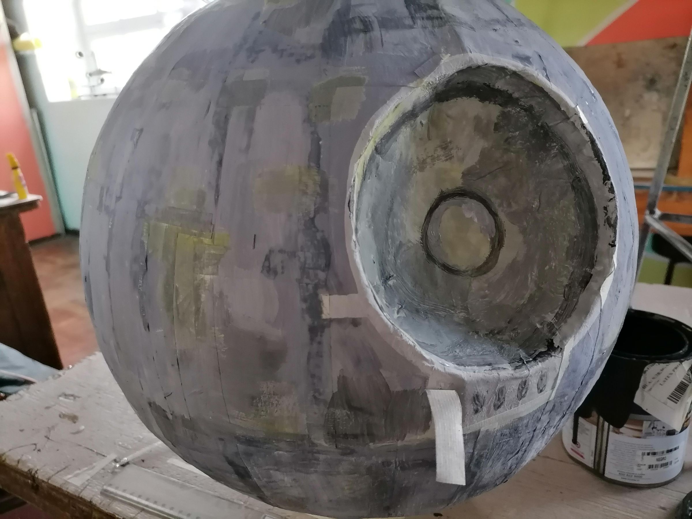 Paper Maché Death Star : 7 Steps (with Pictures) - Instructables