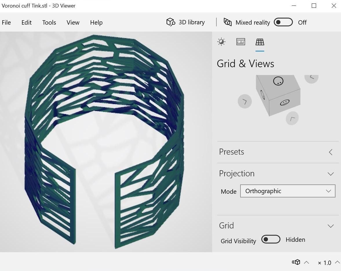 Voronoi Cuff in Tinkercad : 6 Steps (with Pictures) - Instructables