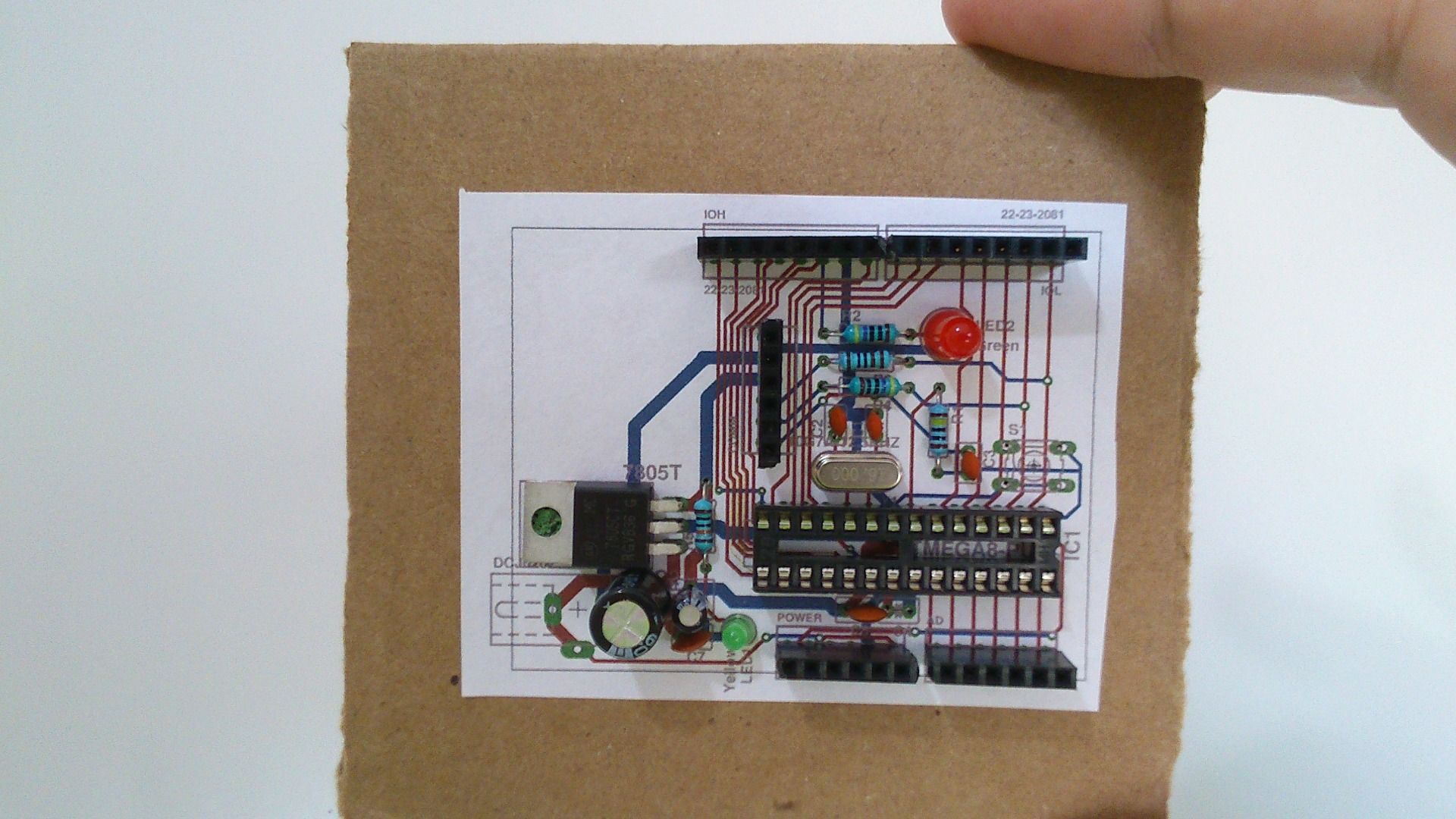 PCB Mockup Prototype in Cardboard : 4 Steps (with Pictures) - Instructables