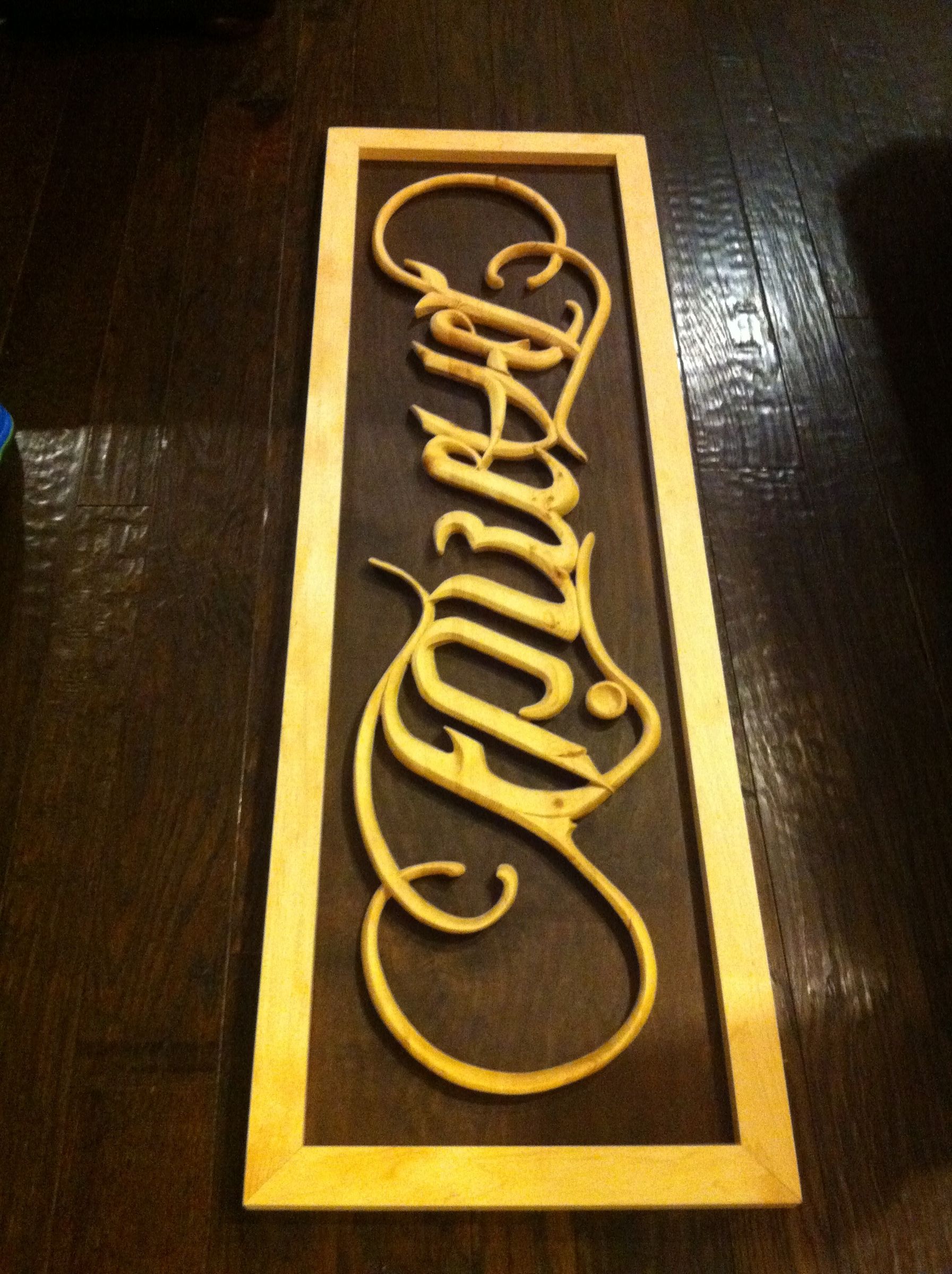 Ambigram Sign : 6 Steps - Instructables