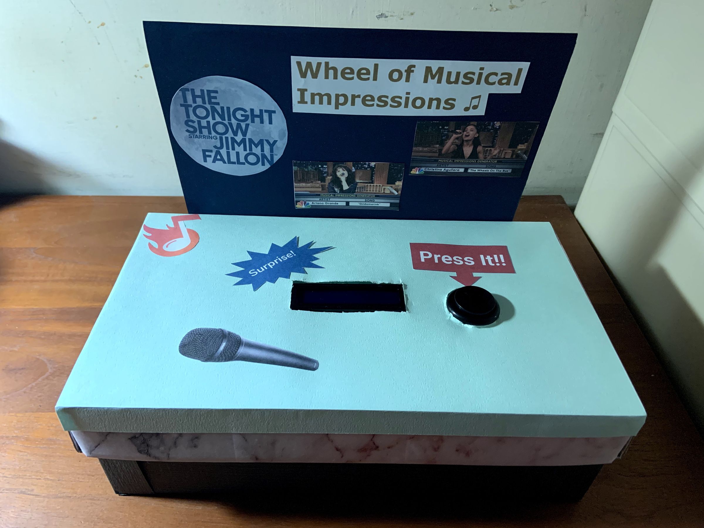 Tonight Show's Wheel of Musical Impressions Machine : 7 Steps ...
