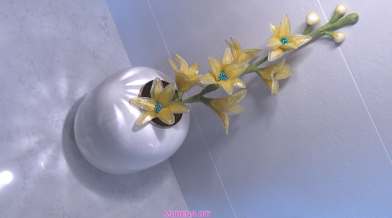 DIY Recycled Plastic Flowers | Easy Plastic Bag Crafts : 5 Steps (with ...