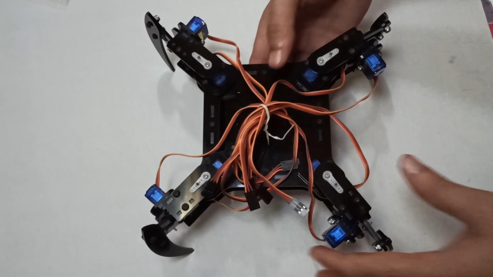 DIY || How to Make a Spider Robot Which Can Be Controlled Using ...