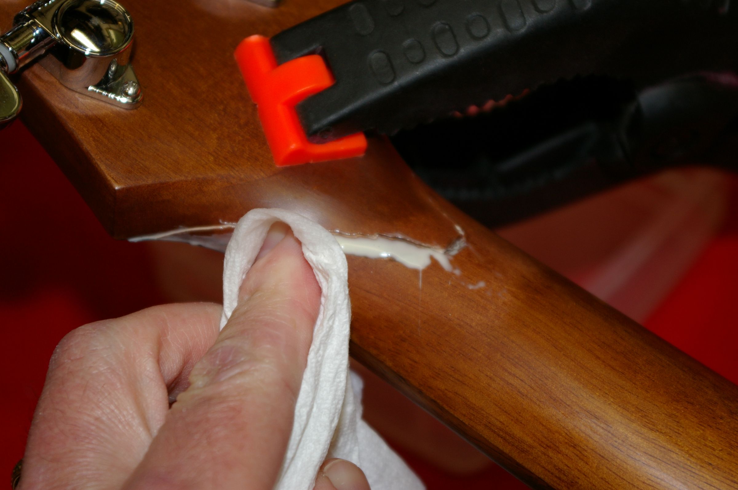 How to Repair a Broken Guitar Neck (headstock) : 12 Steps (with ...