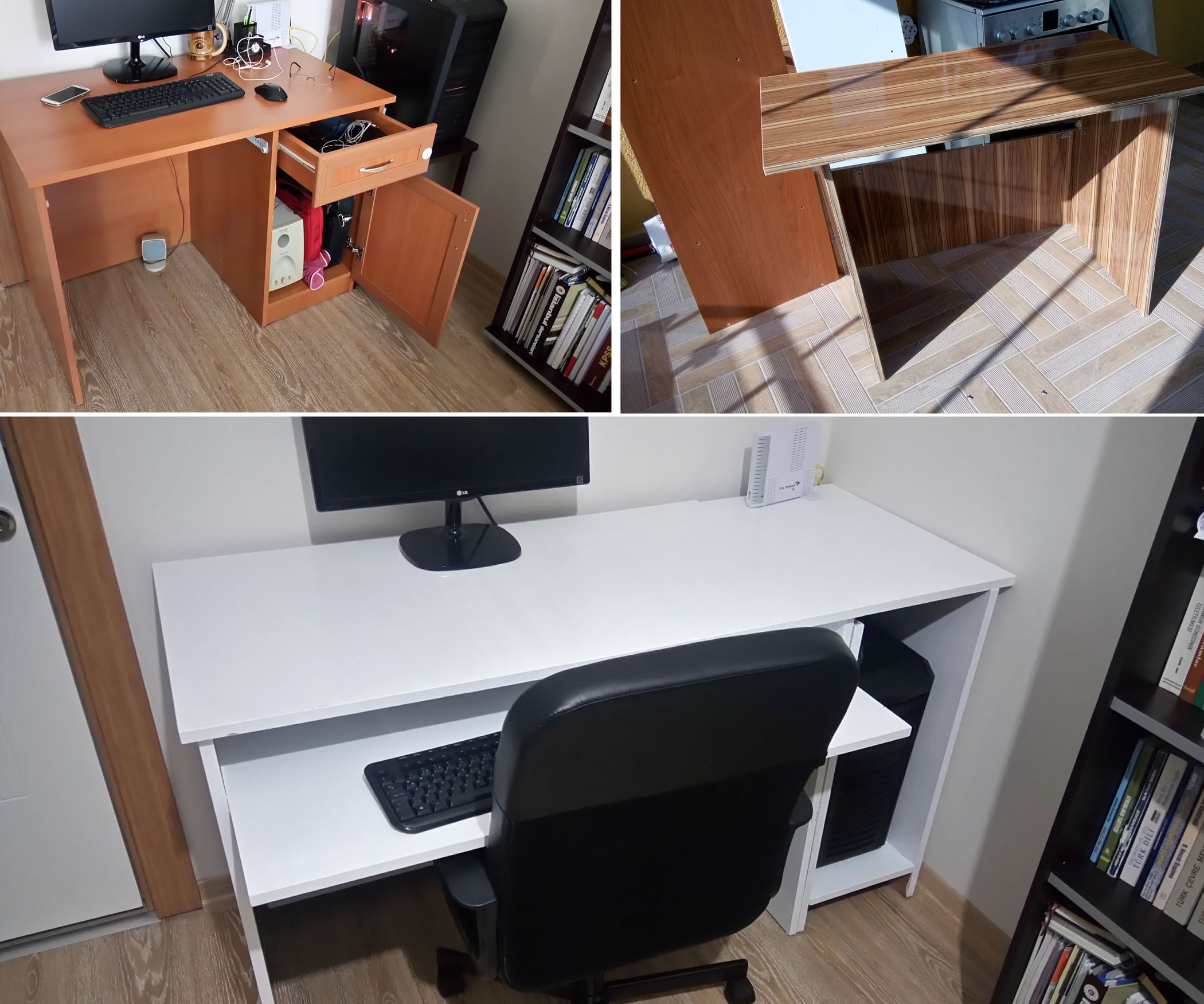 Merging 2 Useless Desks Into More Useful 1 With Minimum Modification ...