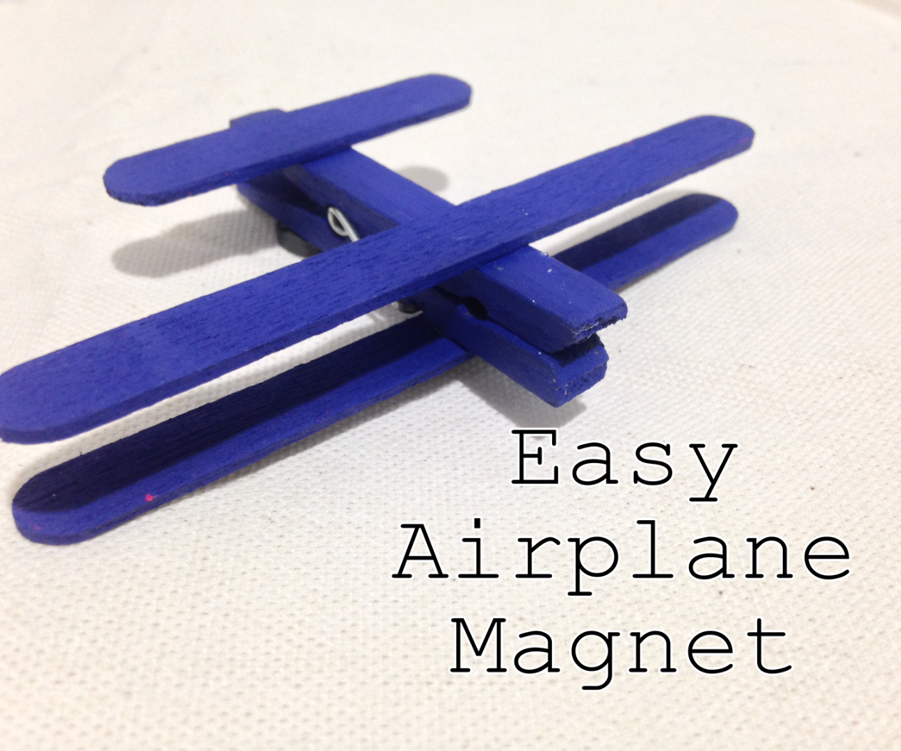 Airplane Magnet : 4 Steps (with Pictures) - Instructables