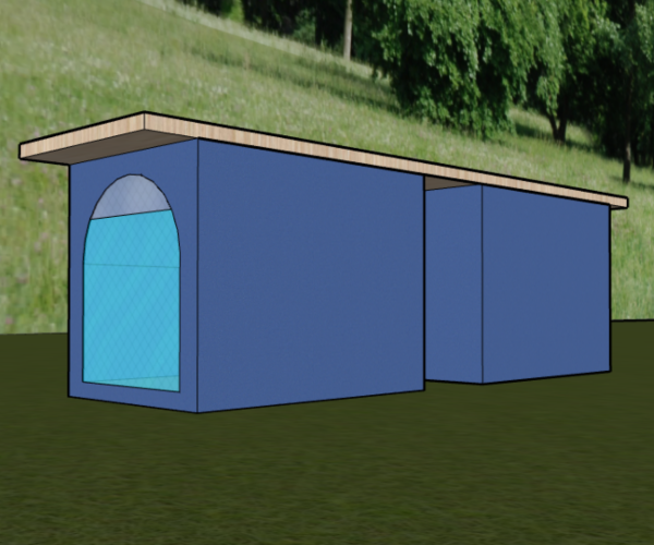 Bench With Integrated Houses for Pets : 4 Steps - Instructables