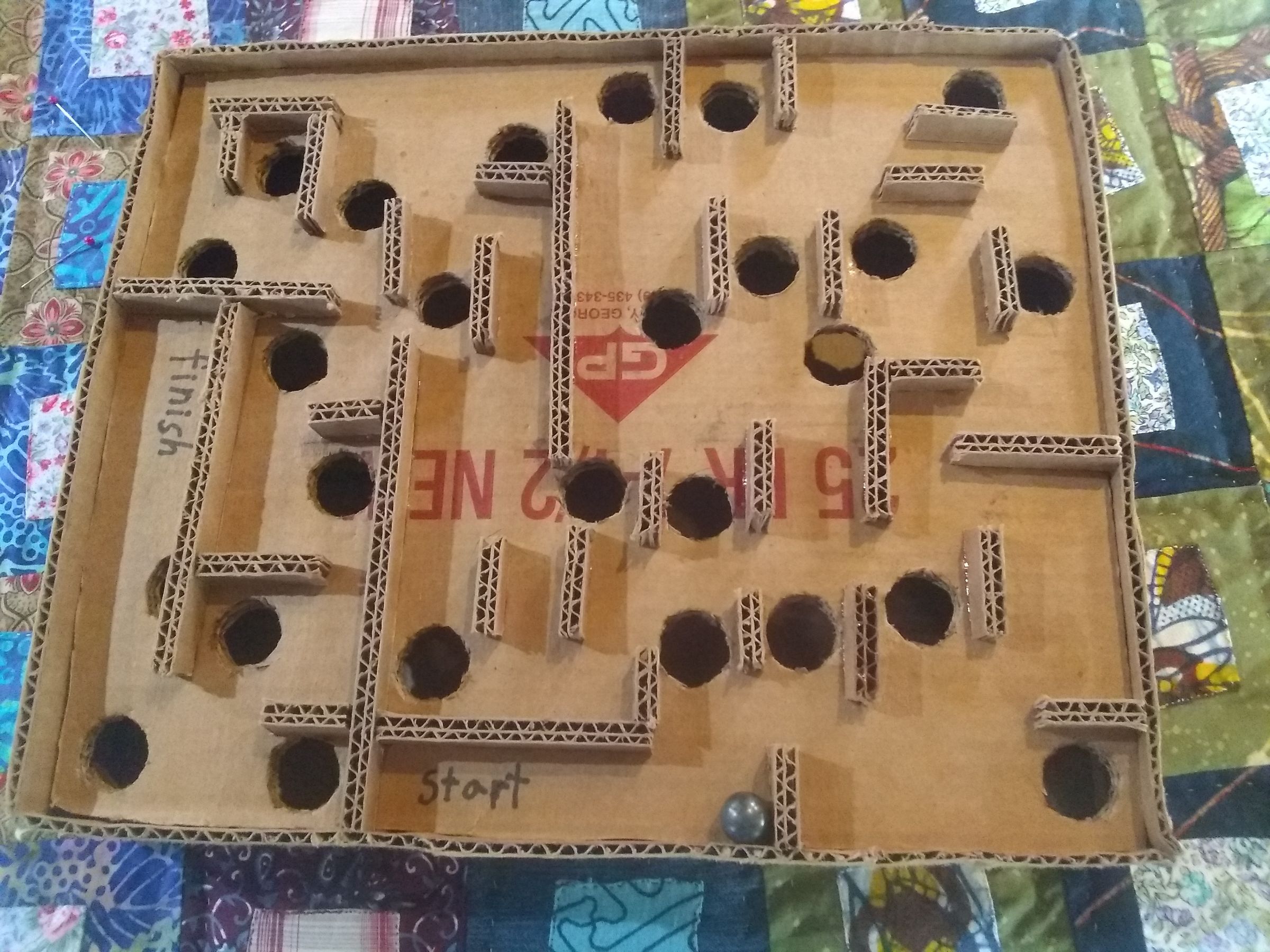 How to Make a Cardboard Marble Labyrinth : 5 Steps - Instructables